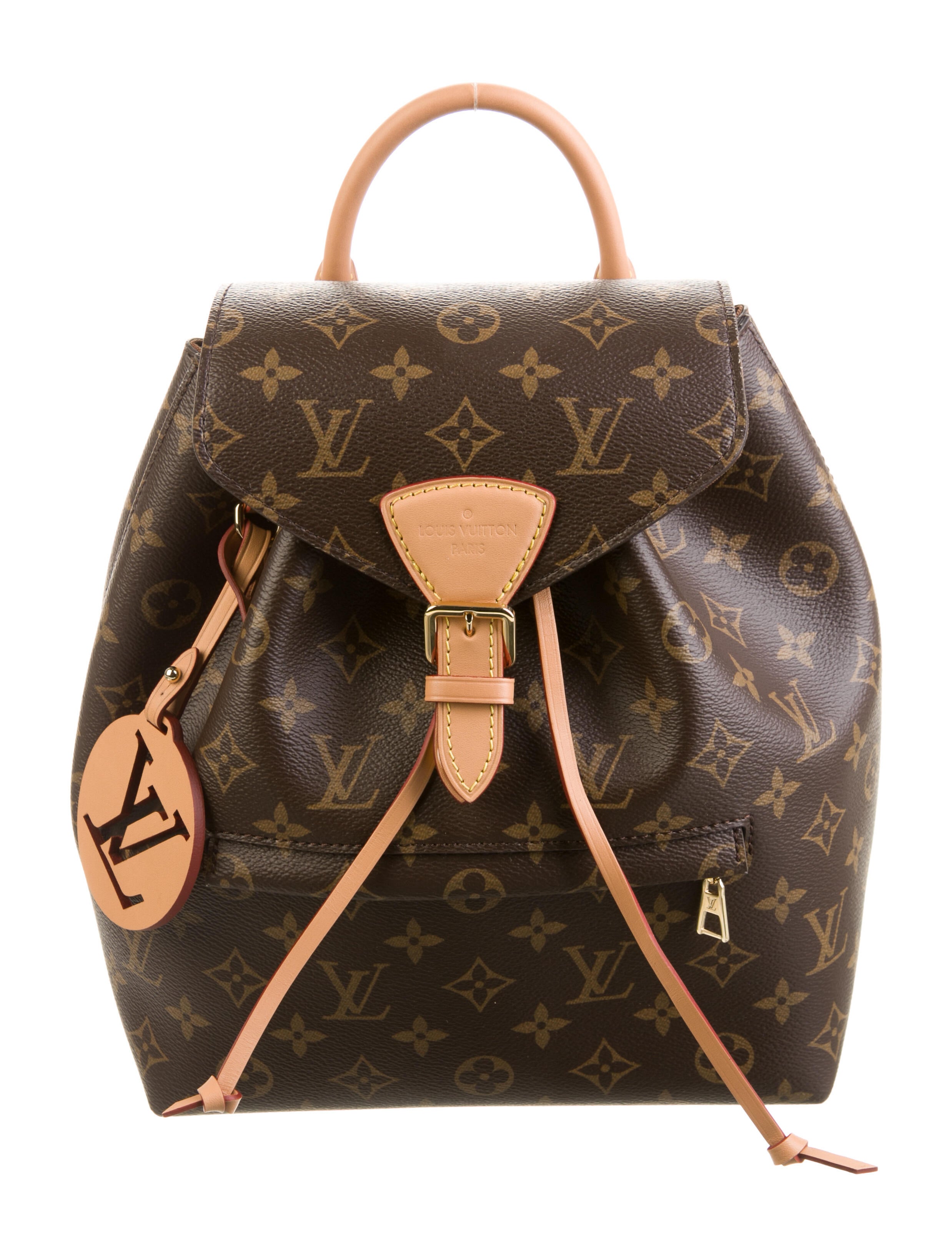 Louis Vuitton 2020 Monogram Palms Springs Mini Backpack - Brown ...