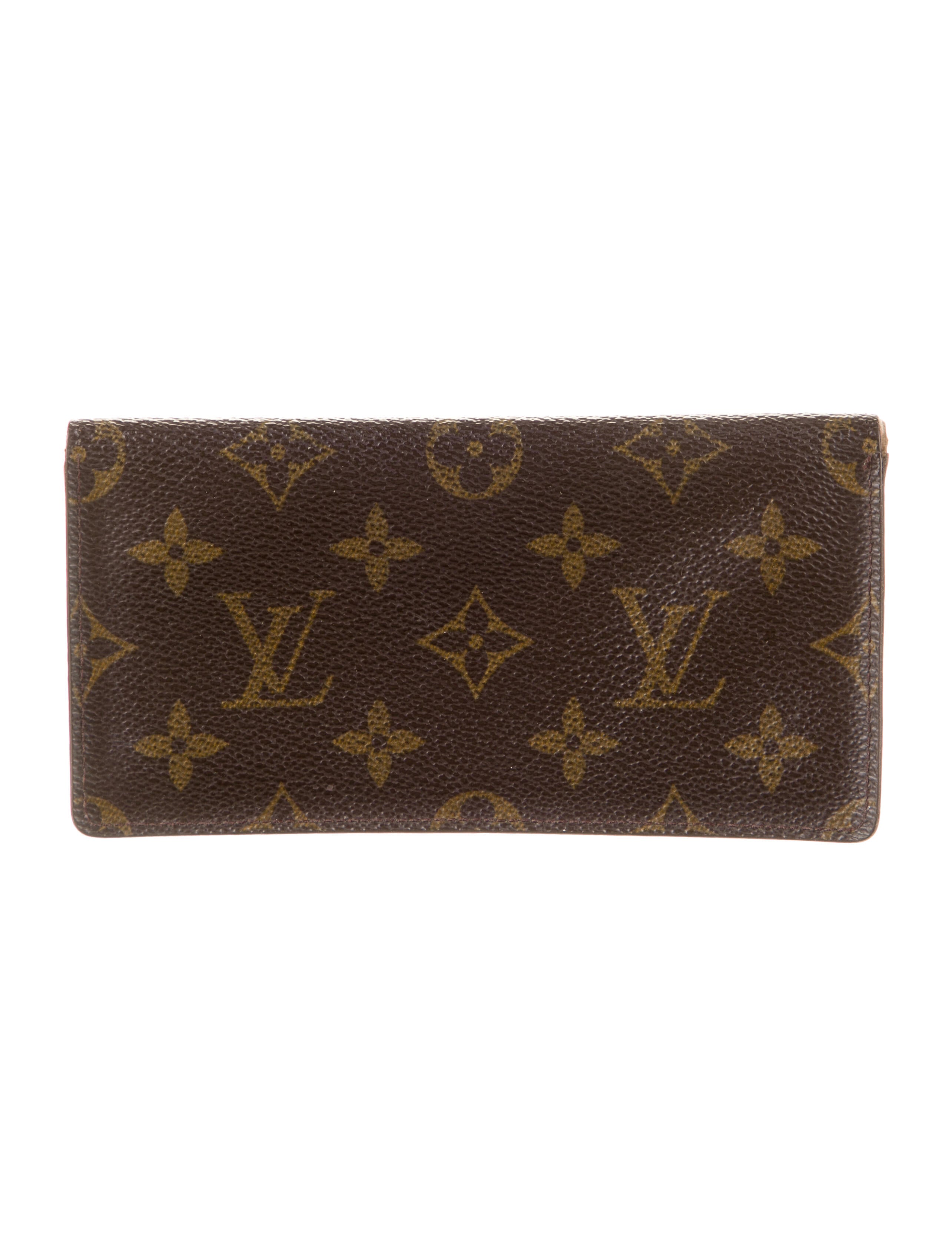 Louis Vuitton Vintage 2000 Checkbook Holder - Brown Wallets ...