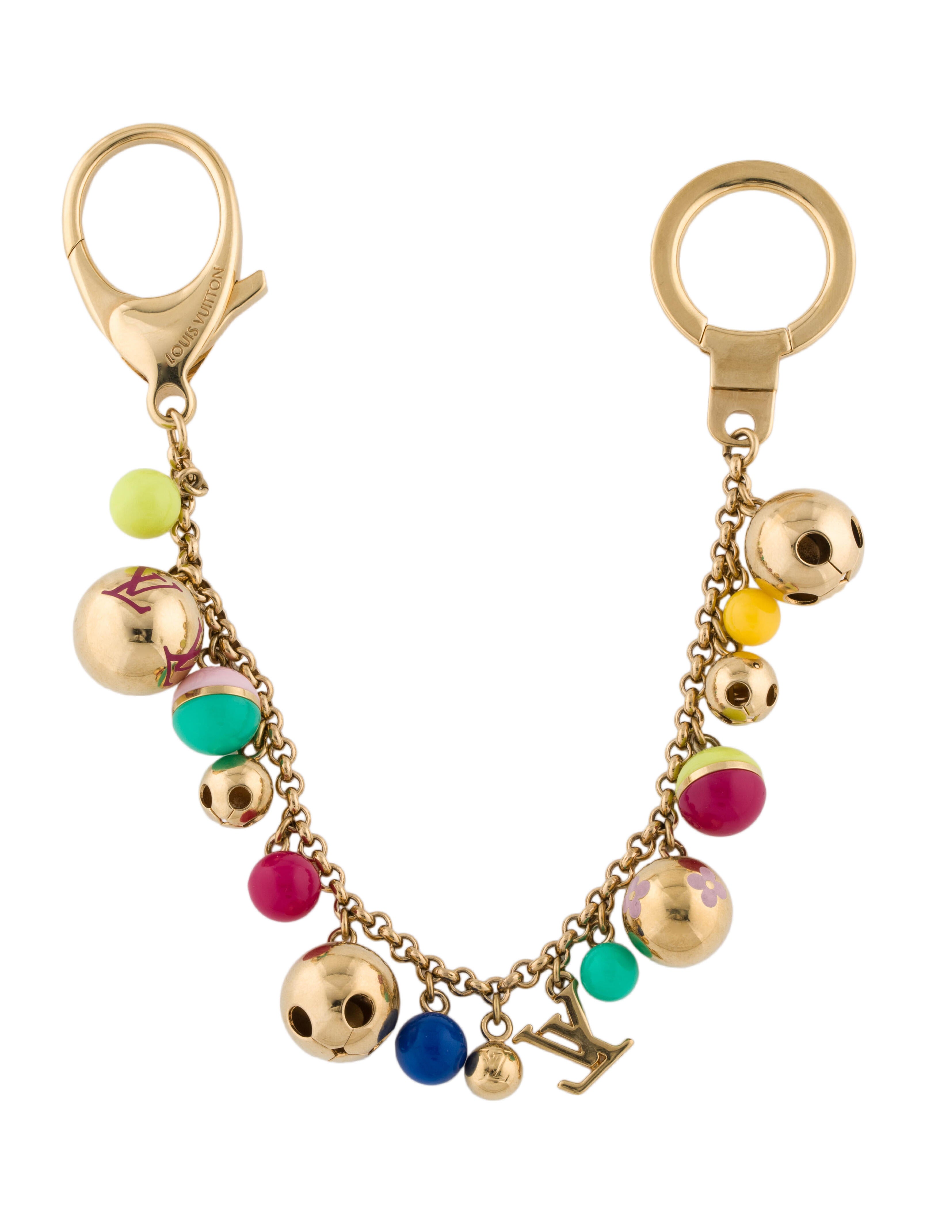 Louis Vuitton LV Circle Bag Charm - Gold Keychains, Accessories ...