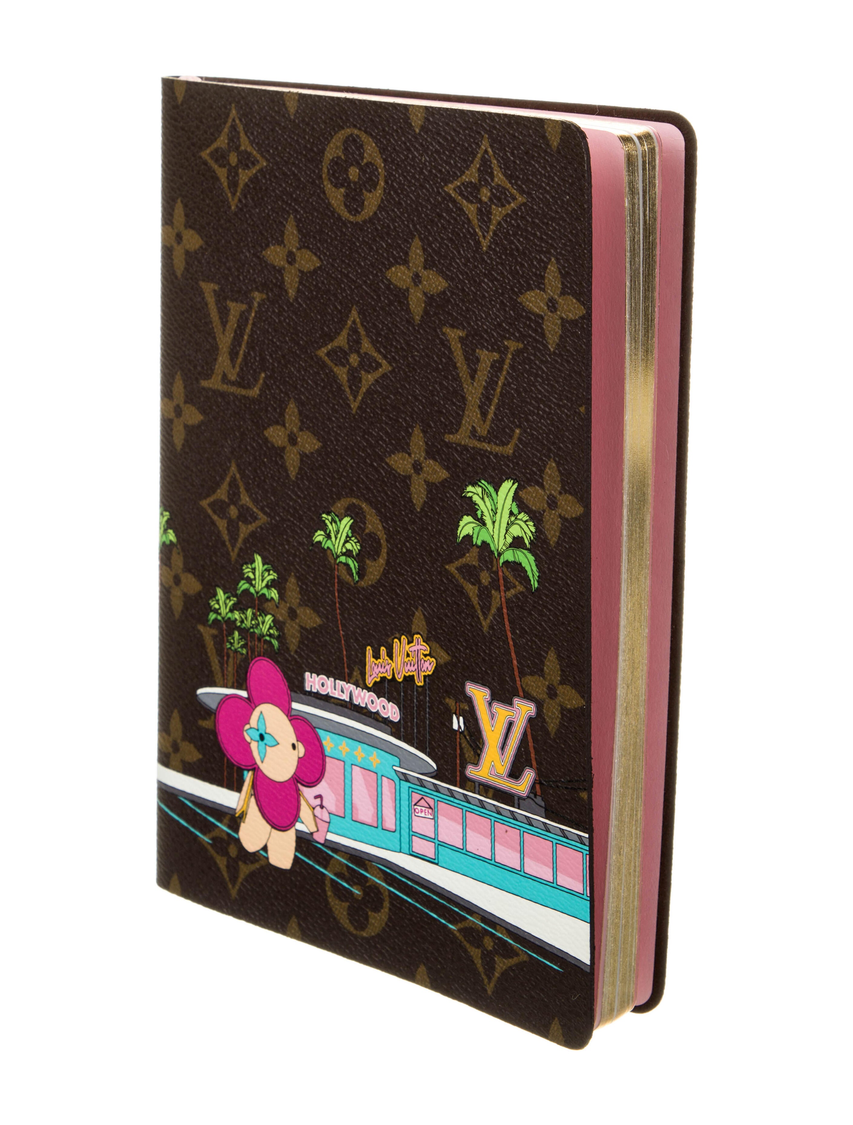 Louis Vuitton 2021 Clémence Hollywood Monogram Notebook - Brown Books ...