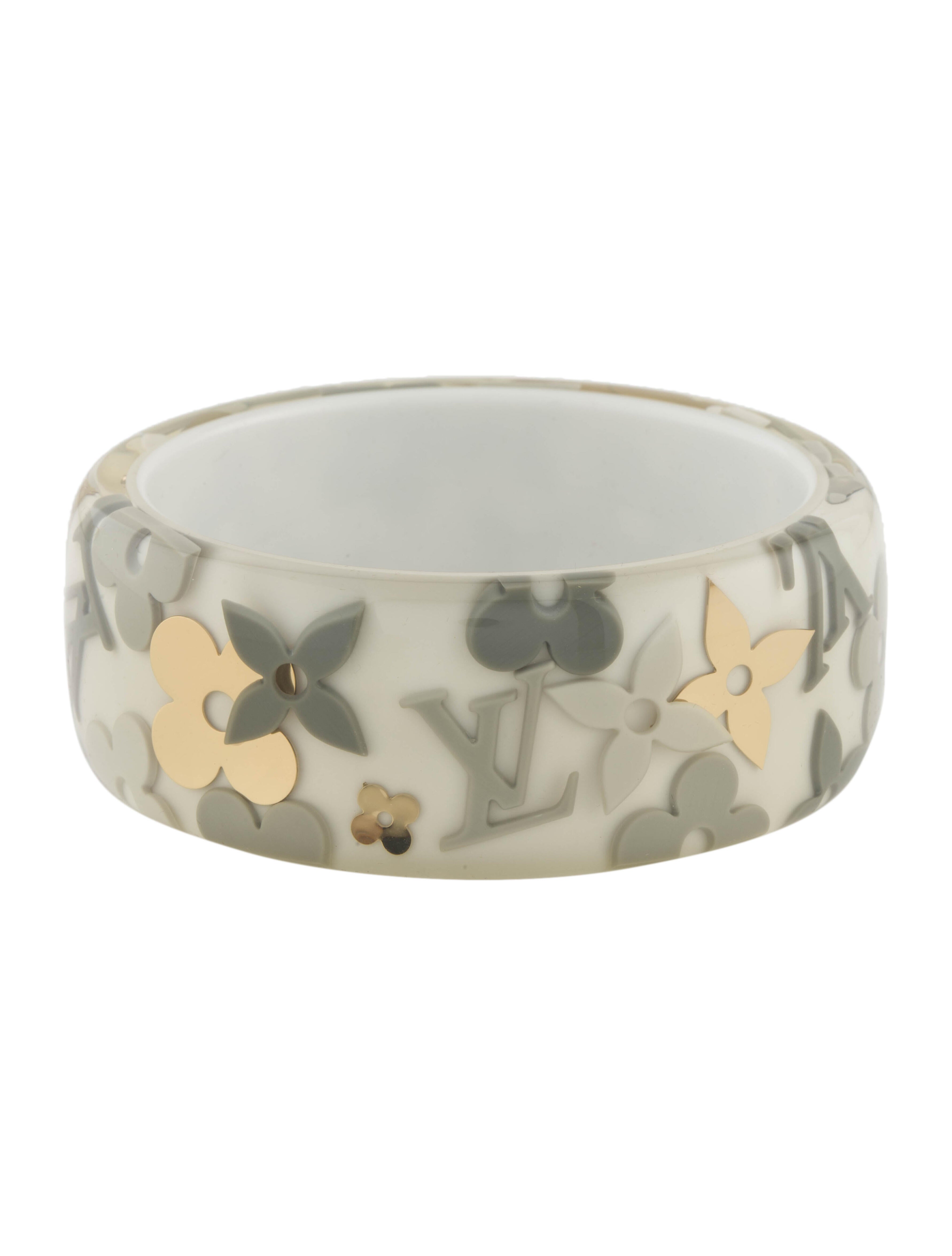 Louis Vuitton Wide Inclusion Bangle - Brass Bangle, Bracelets ...