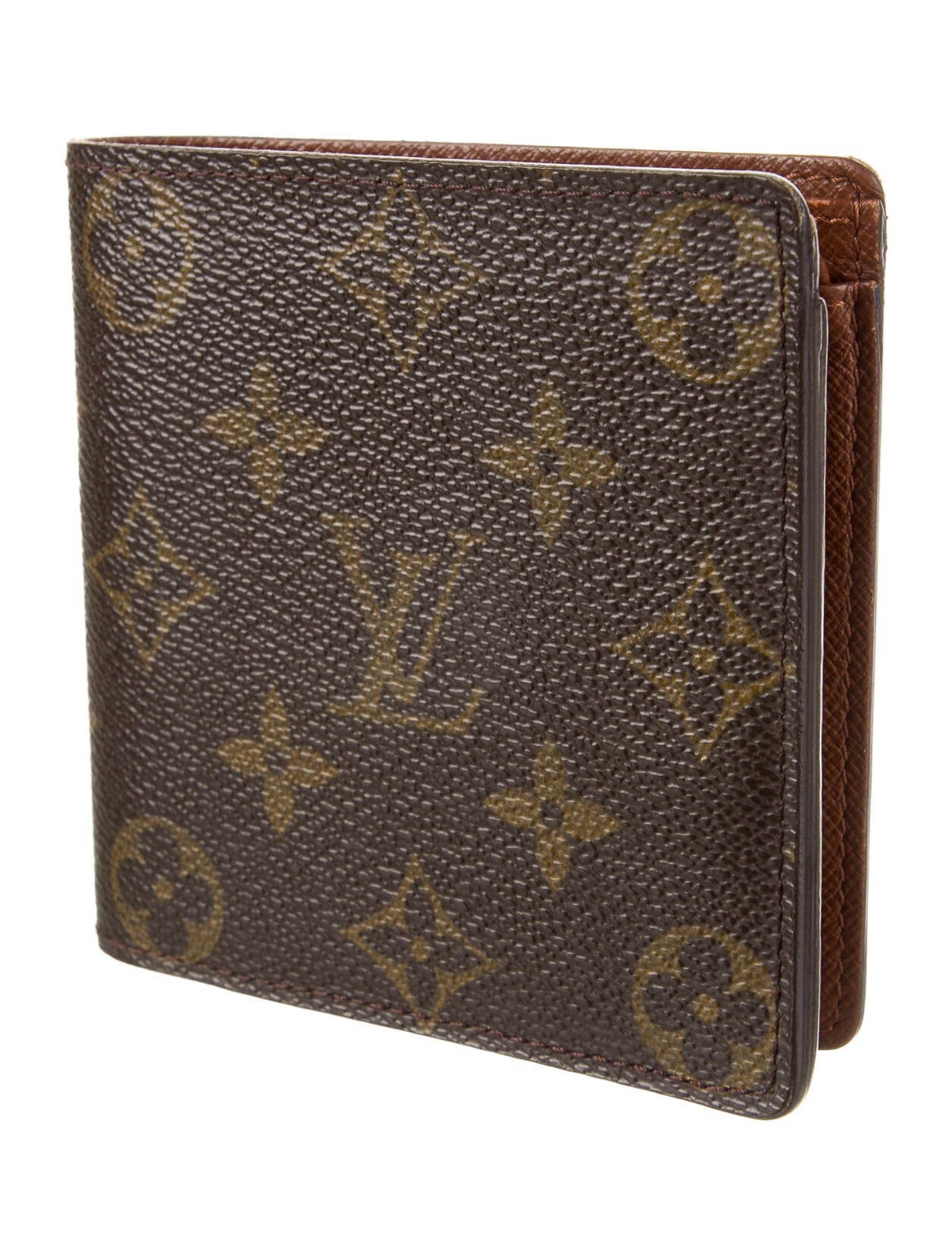Louis Vuitton LV Monogram Coated Canvas Bifold Wallet - Brown Wallets ...
