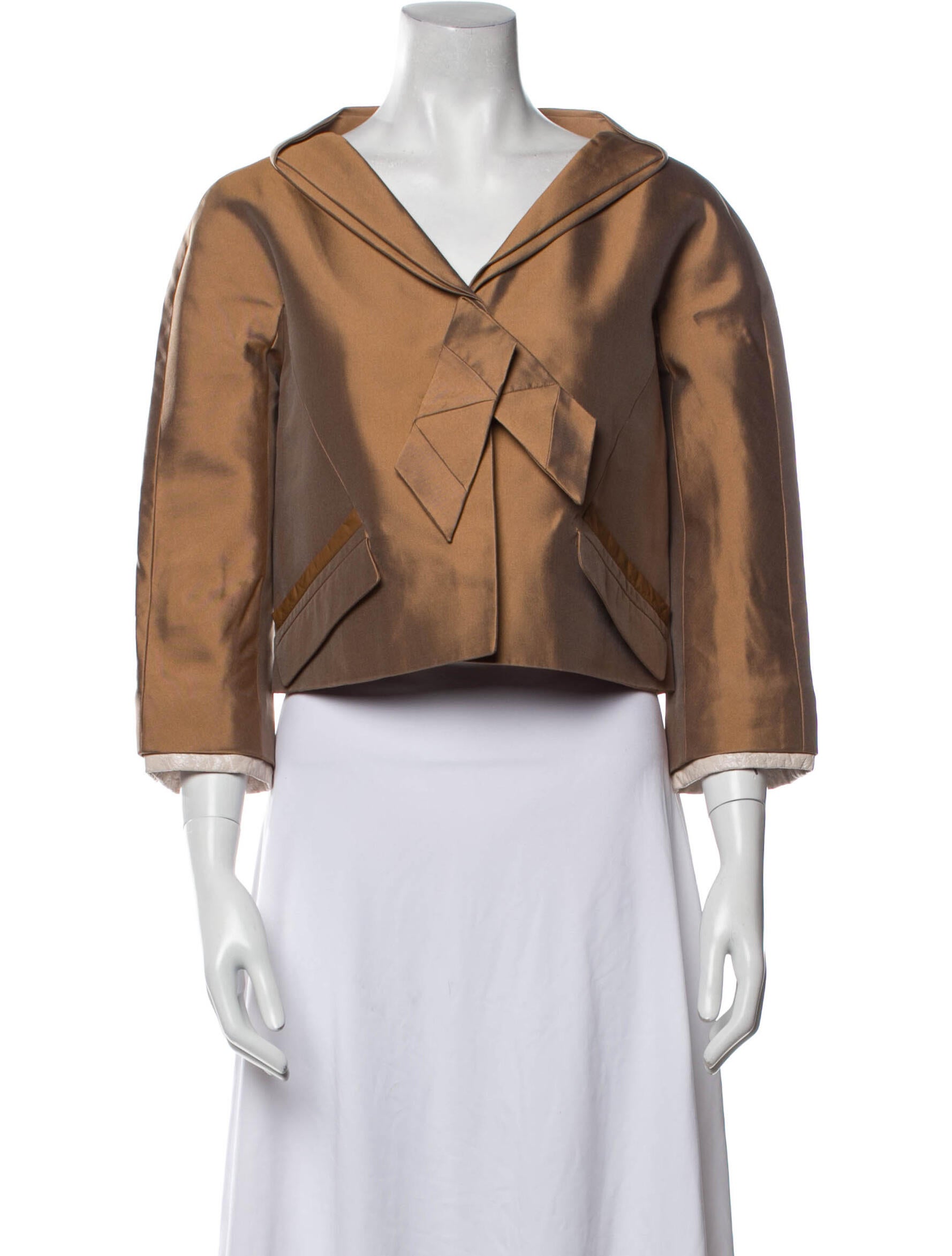 Louis Vuitton Silk Evening Jacket - Brown Jackets, Clothing - LOU693898 ...