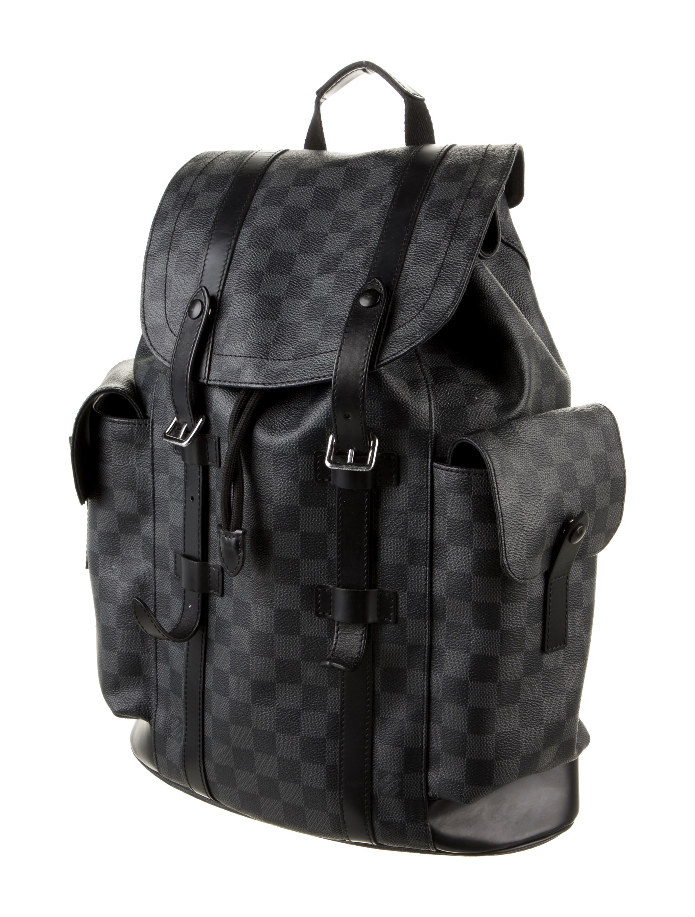 Louis Vuitton Damier Graphite Christopher PM - Grey Backpacks, Bags ...