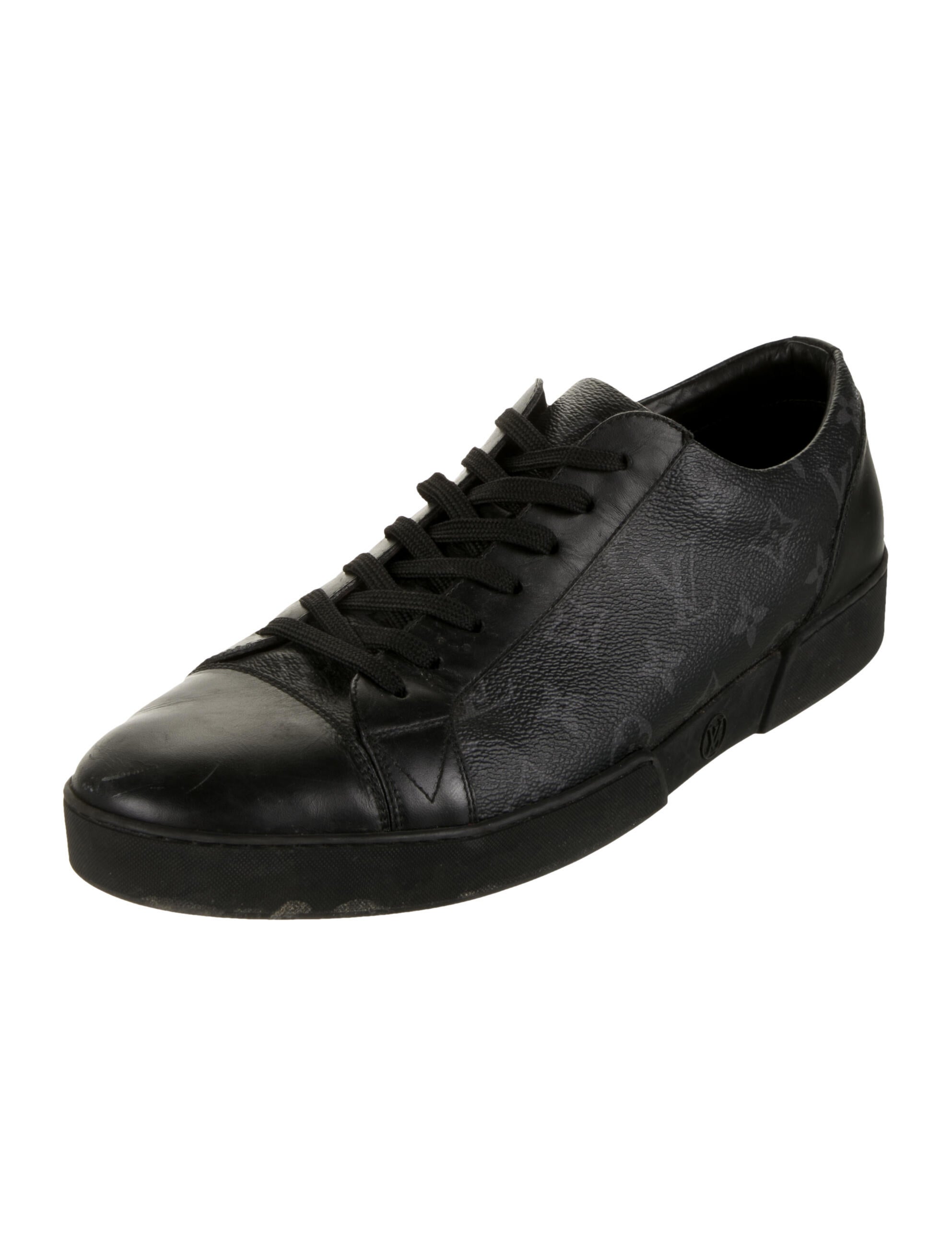 Louis Vuitton LV Monogram Sneakers - Black Sneakers, Shoes - LOU697030 ...