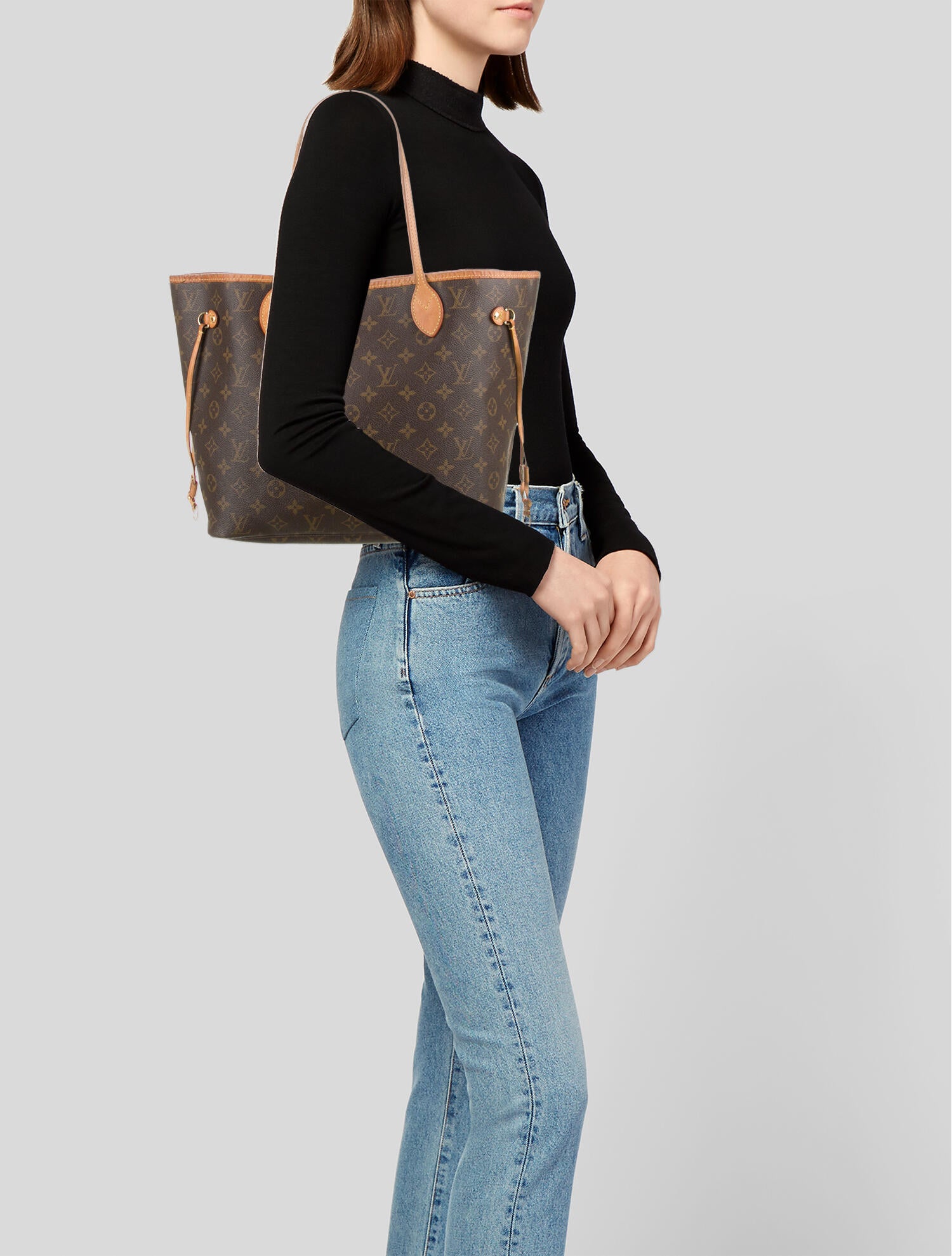 Louis Vuitton Damier Ebene Neverfull PM - Brown Totes, Handbags ...