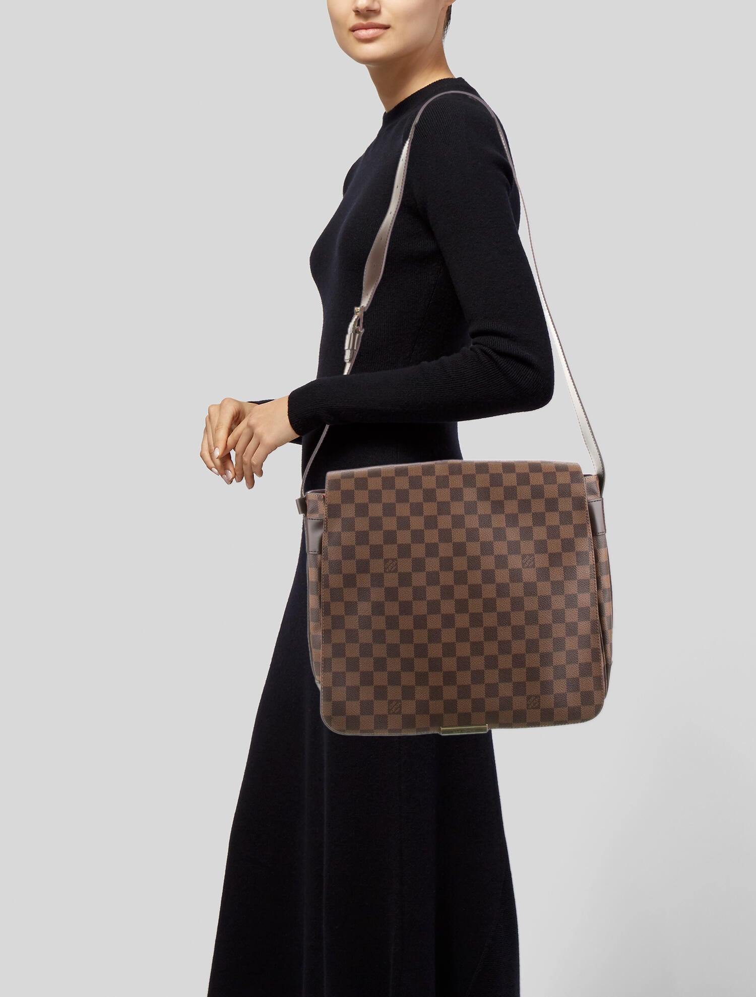 Louis Vuitton Damier Ebene Abbesses Crossbody Bag - Brown Crossbody ...