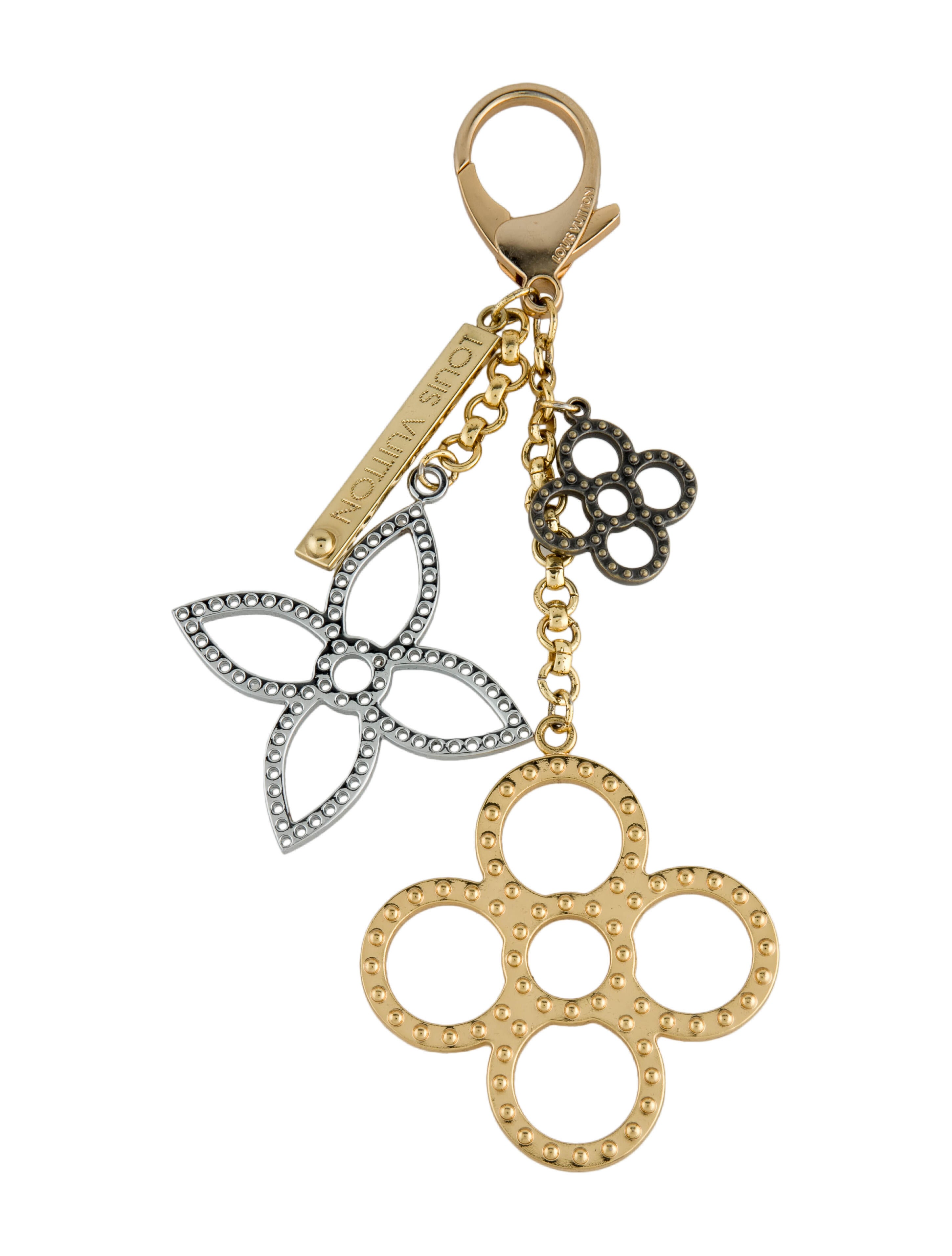 Louis Vuitton Cabochon Key Ring - Gold Keychains, Accessories ...