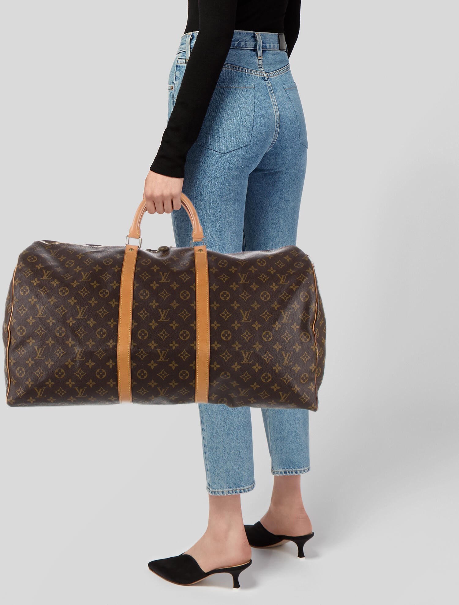 Louis Vuitton Vintage Monogram Keepall 60 - Brown Luggage and Travel, Handbags - LOU707994 | The ...