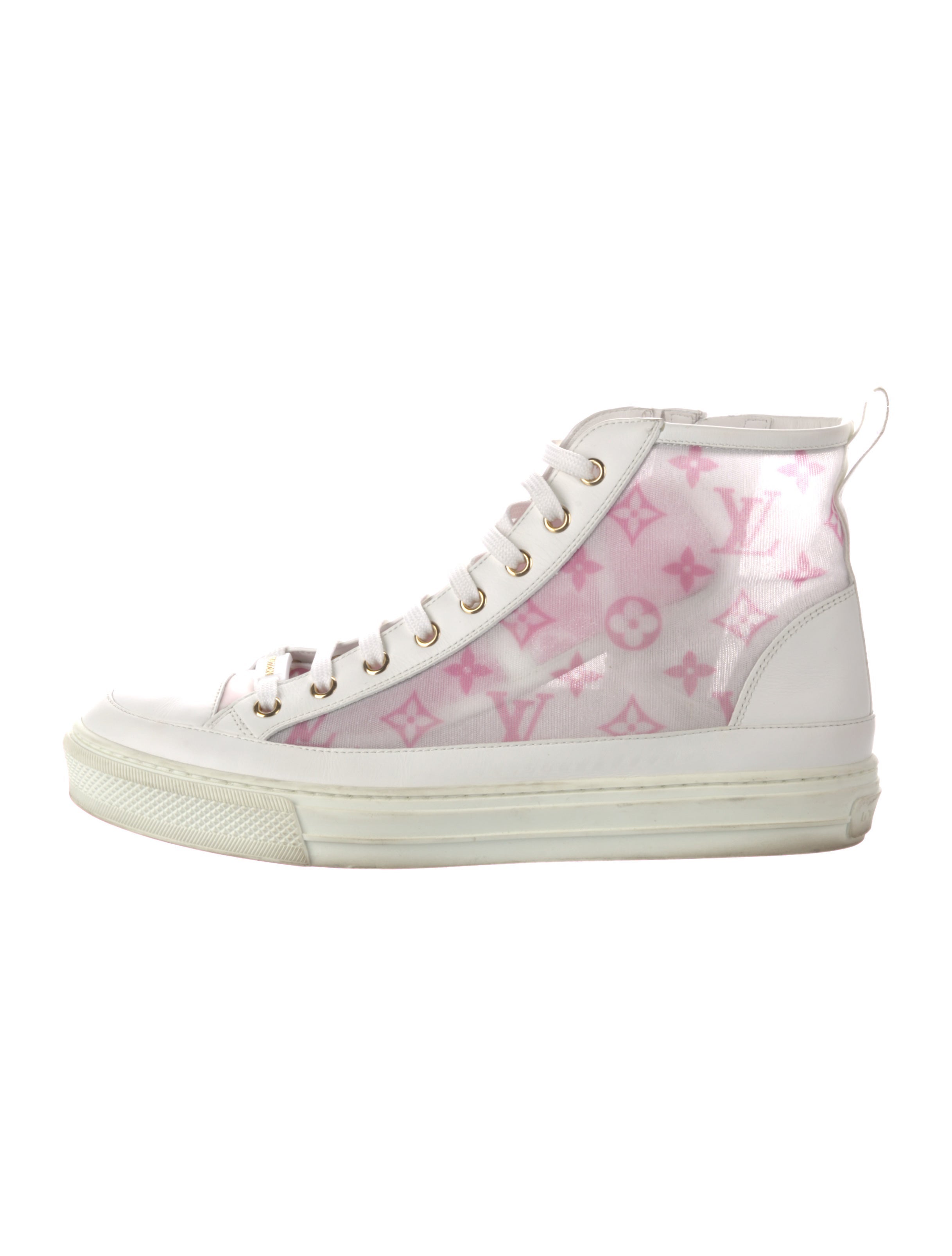 Louis Vuitton LV Monogram Leather Sneakers - White Sneakers, Shoes ...