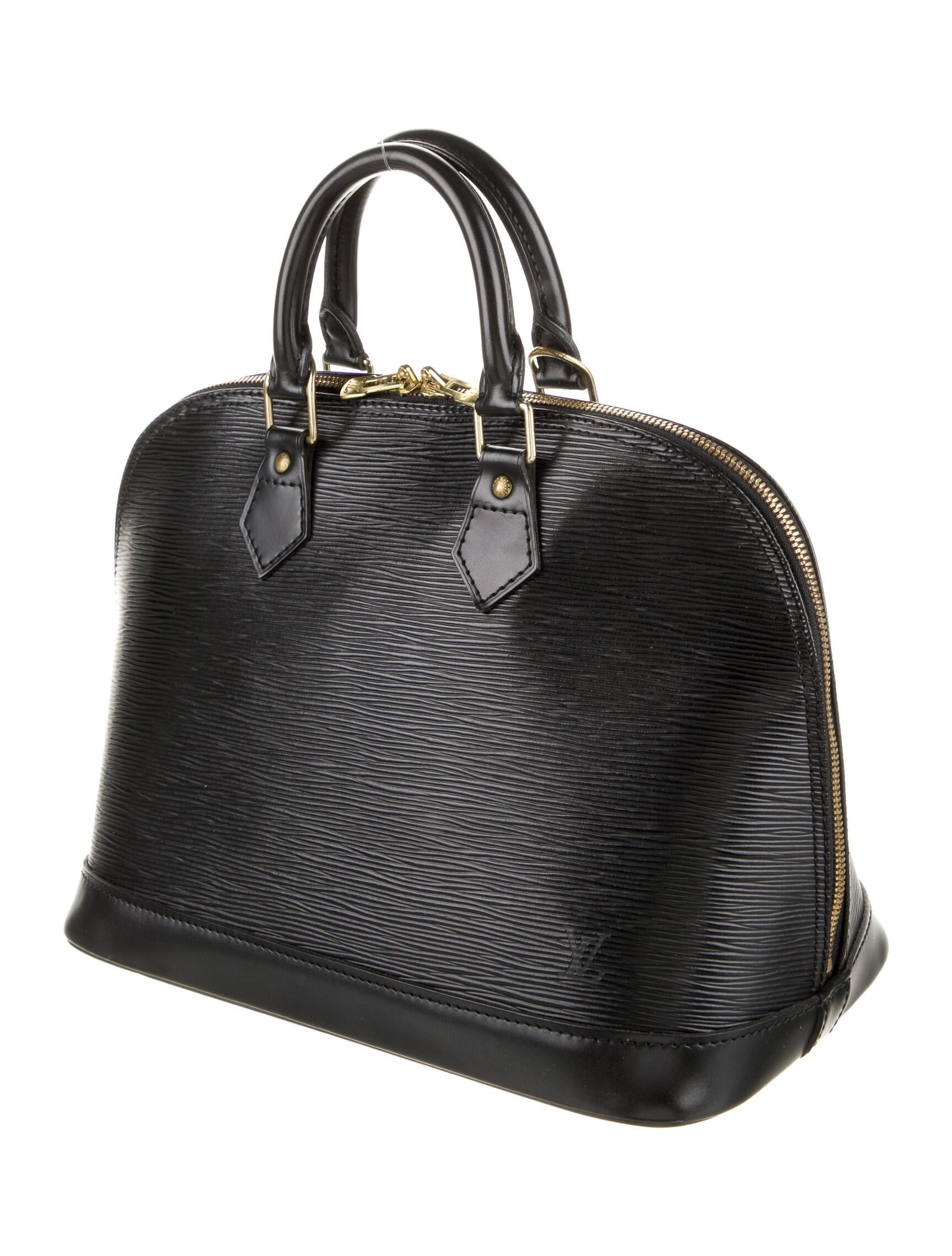 Louis Vuitton Epi Alma PM - Black Handle Bags, Handbags - LOU629383 ...