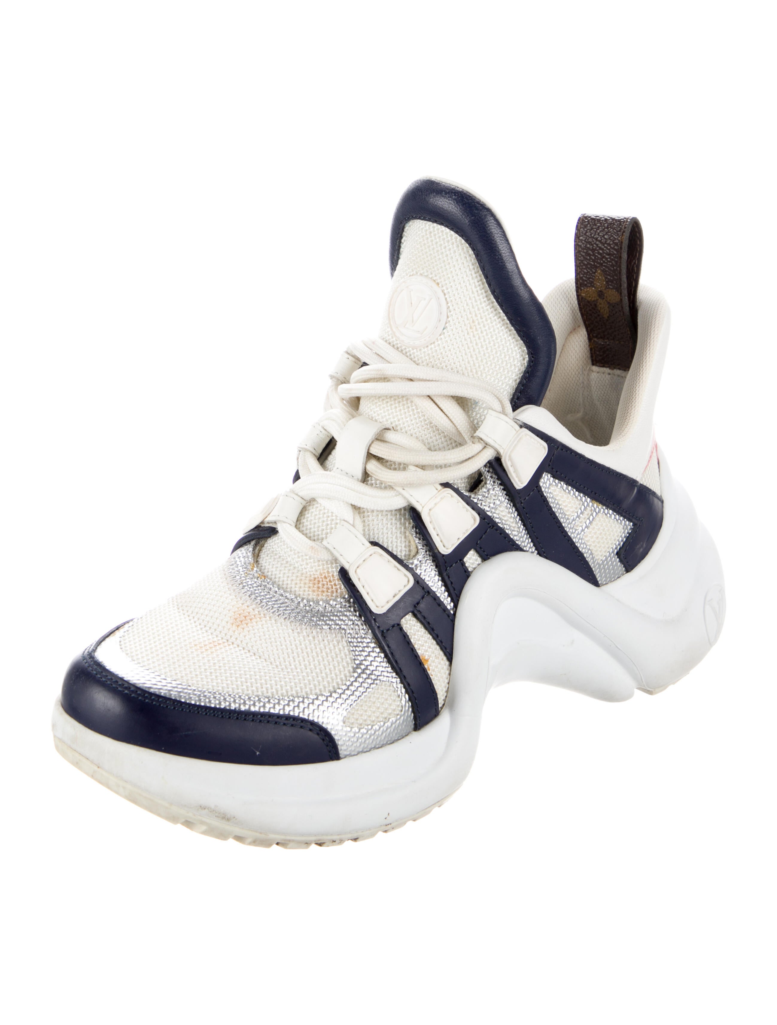 Louis Vuitton LV Monogram Chunky Sneakers - White Sneakers, Shoes ...