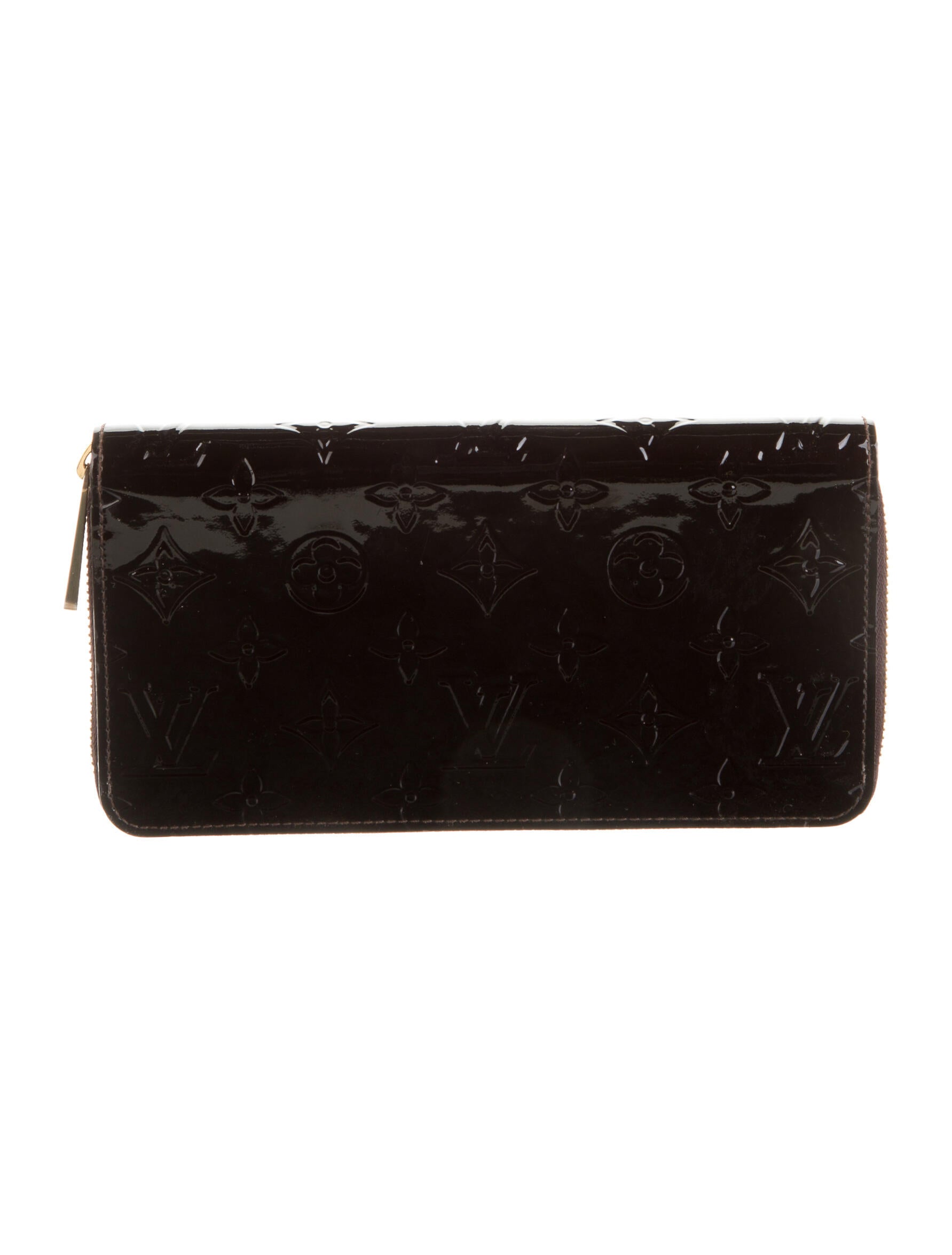 Louis Vuitton LV Monogram Vernis Patent Leather Emilie Wallet ...