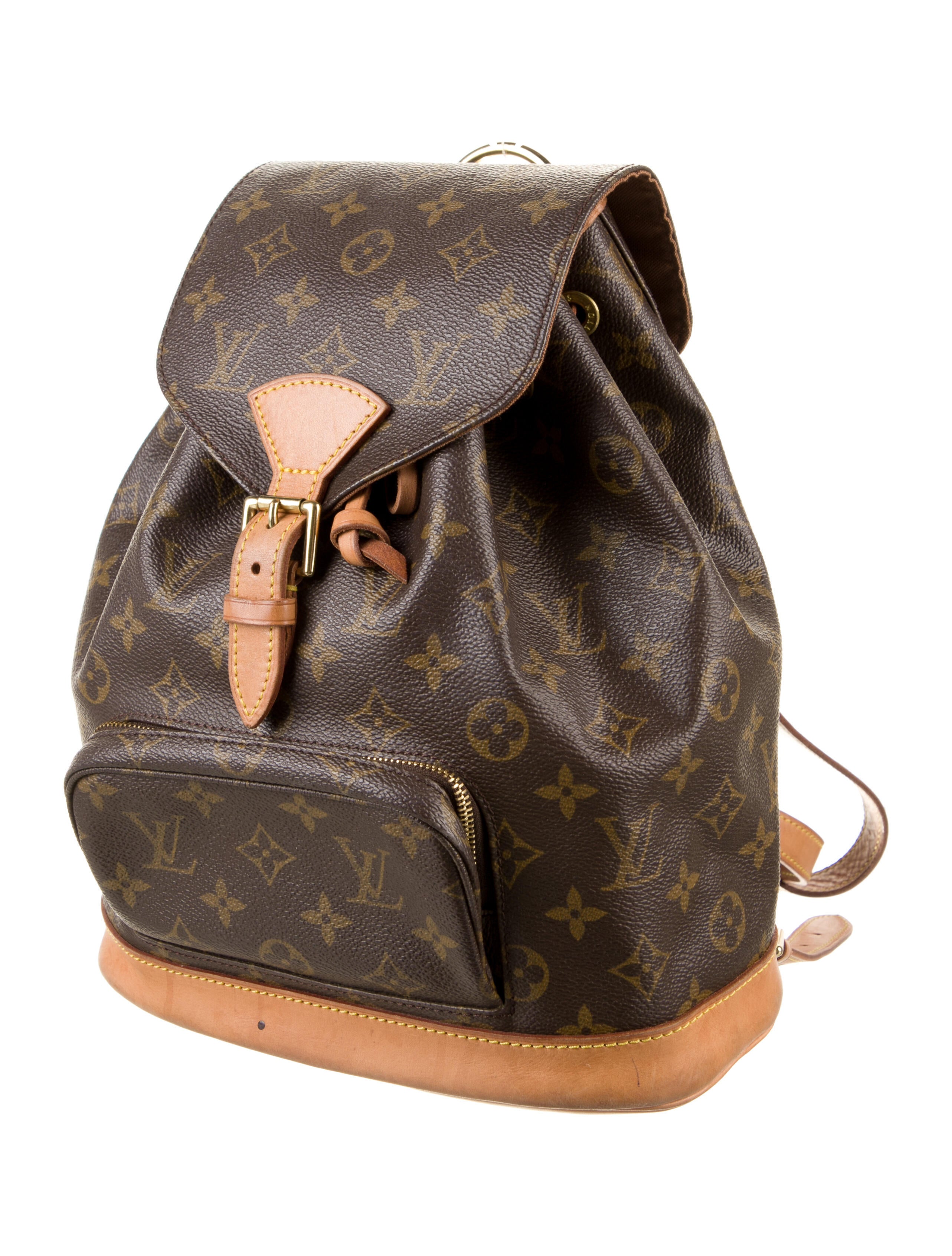 Louis Vuitton Monogram Montsouris MM Backpack - Brown Backpacks ...