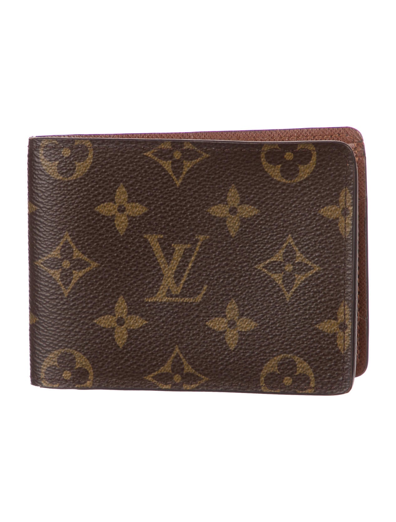 Louis Vuitton LV Monogram Coated Canvas Multiple Wallet - Brown Wallets ...
