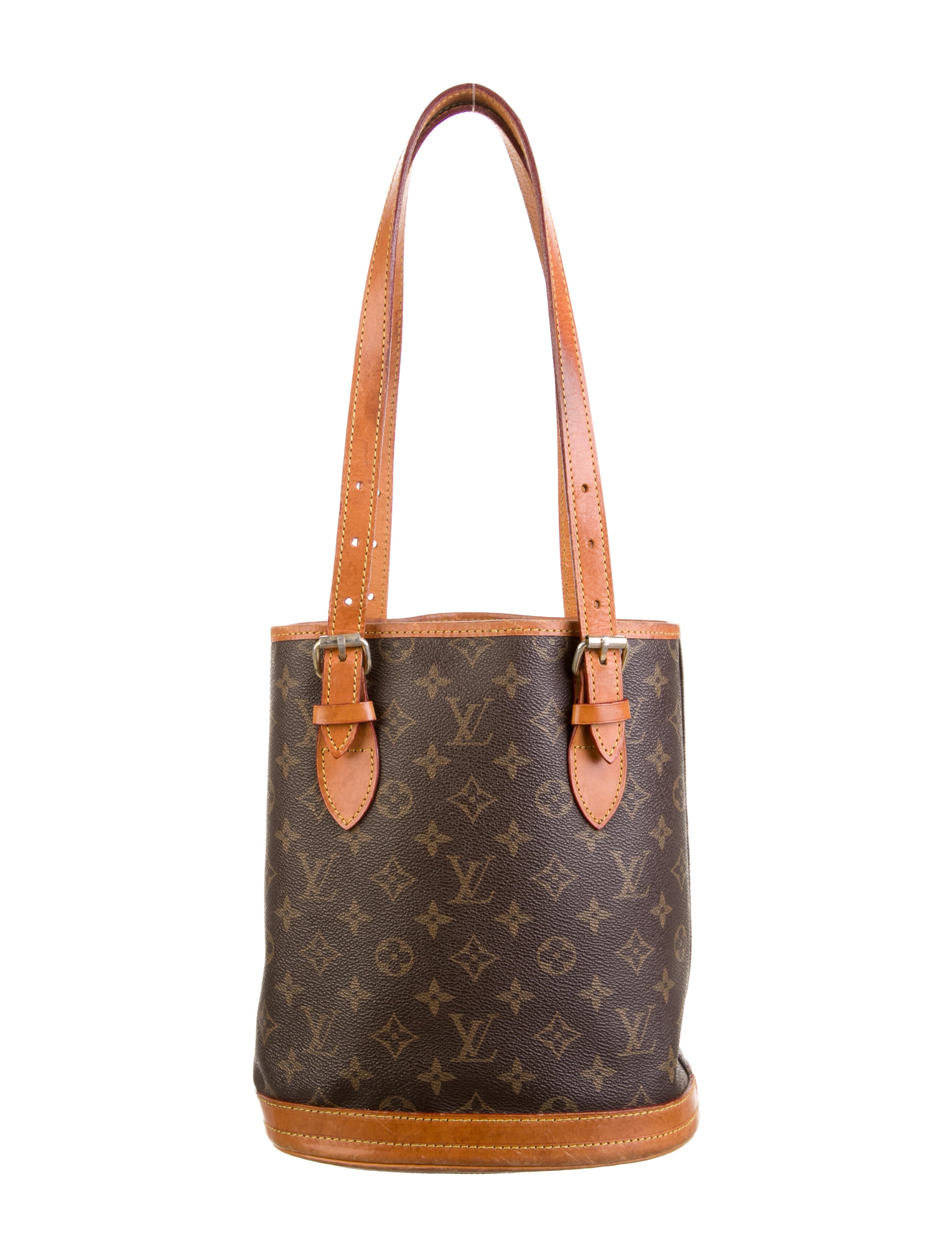 Louis Vuitton Monogram Cerises Petit Bucket - Brown Bucket Bags ...
