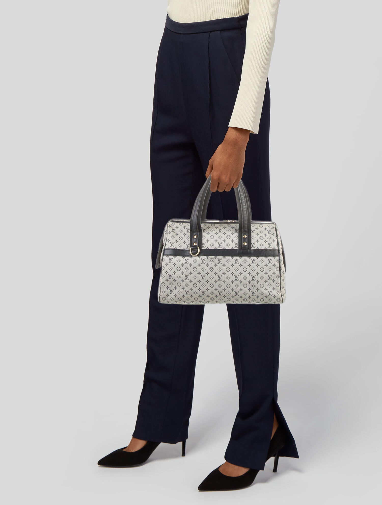 Louis Vuitton Mini Lin Josephine PM - Blue Shoulder Bags, Handbags ...