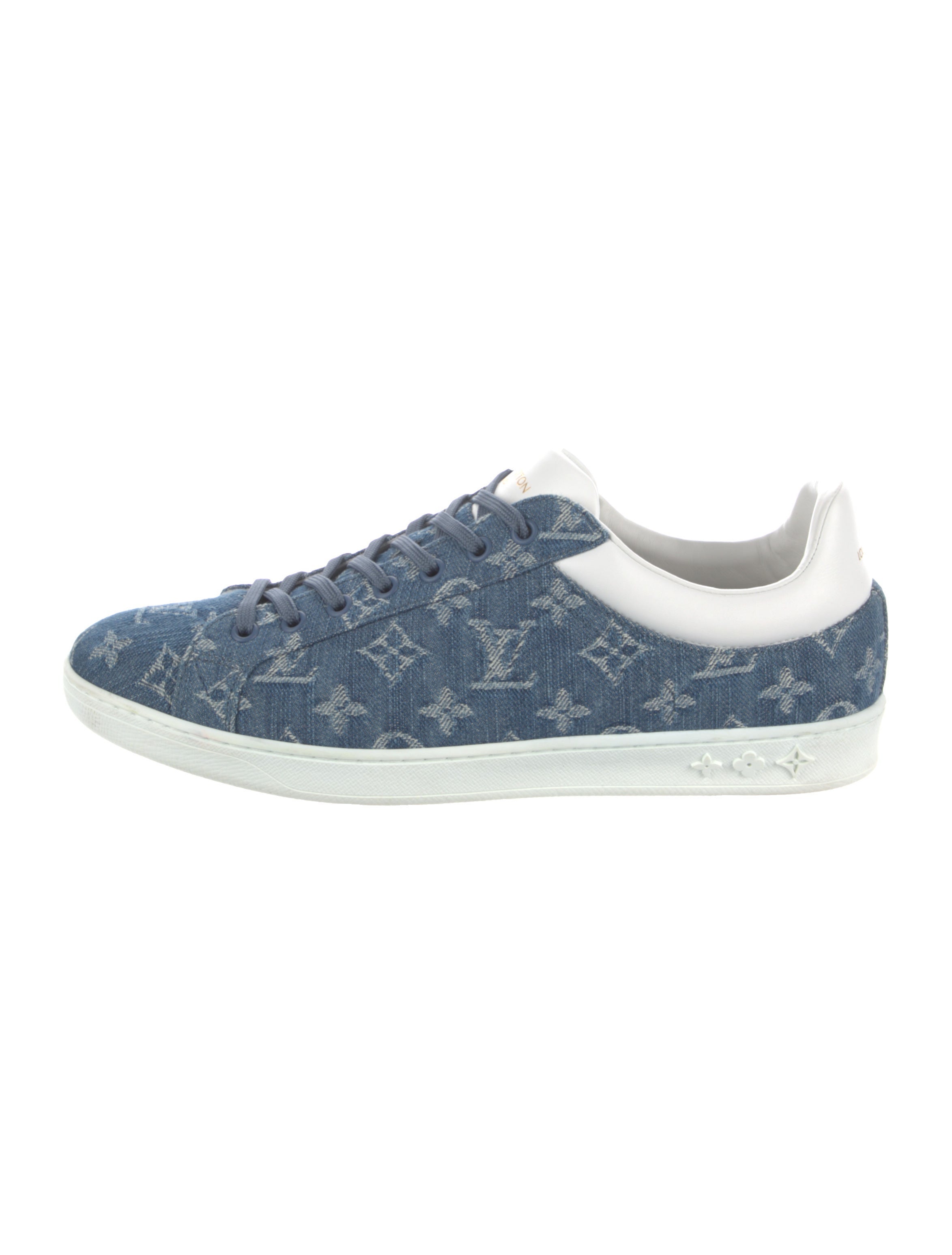 Louis Vuitton LV Monogram Sneakers - Blue Sneakers, Shoes - LOU722419 ...