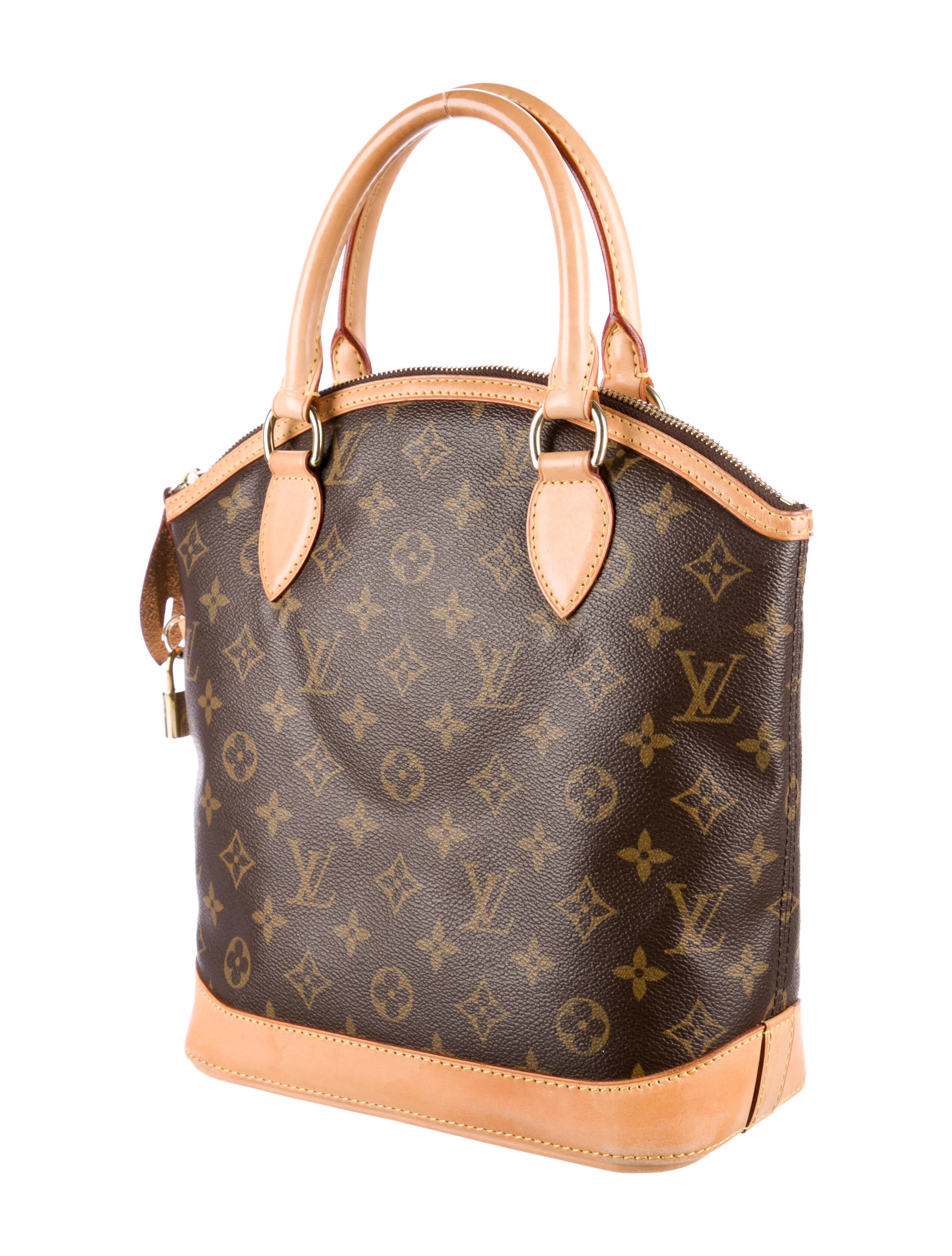 Louis Vuitton Monogram Lockit PM - Brown Handle Bags, Handbags ...