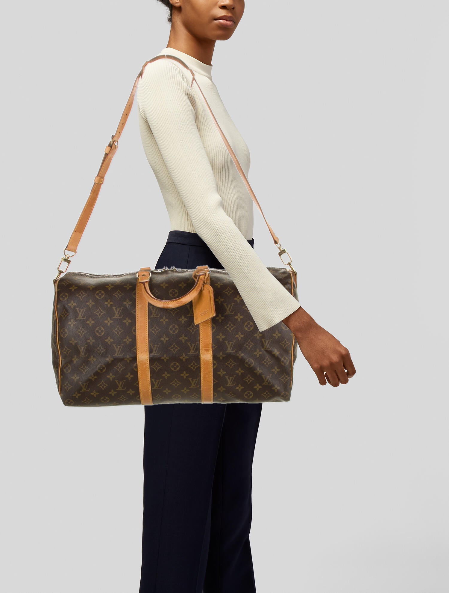Louis Vuitton Malletier Monogram Keepall Bandouliere 60 - Brown Luggage and Travel, Handbags ...