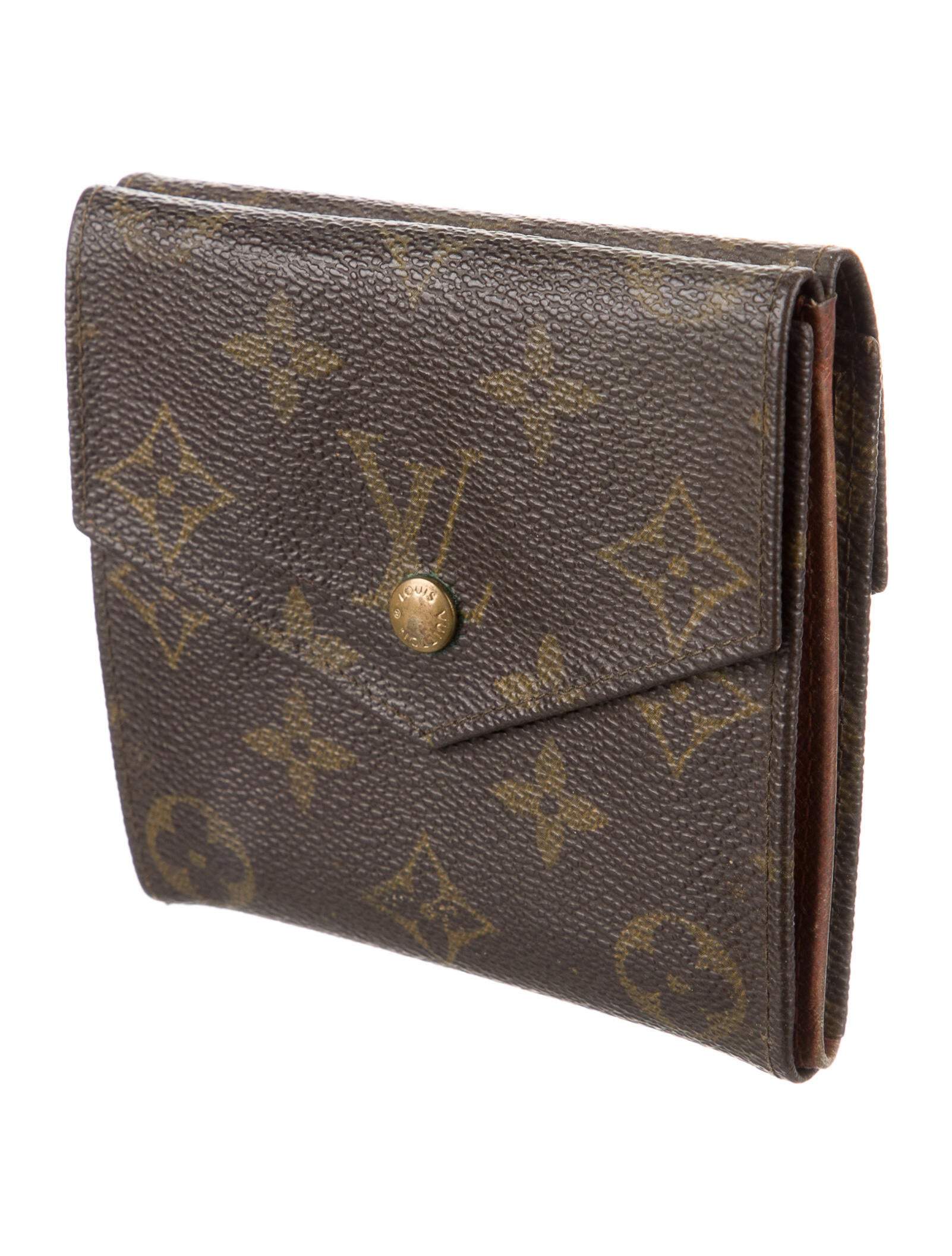 Louis Vuitton 2008 Coated Canvas Compact Wallet - Brown Wallets ...