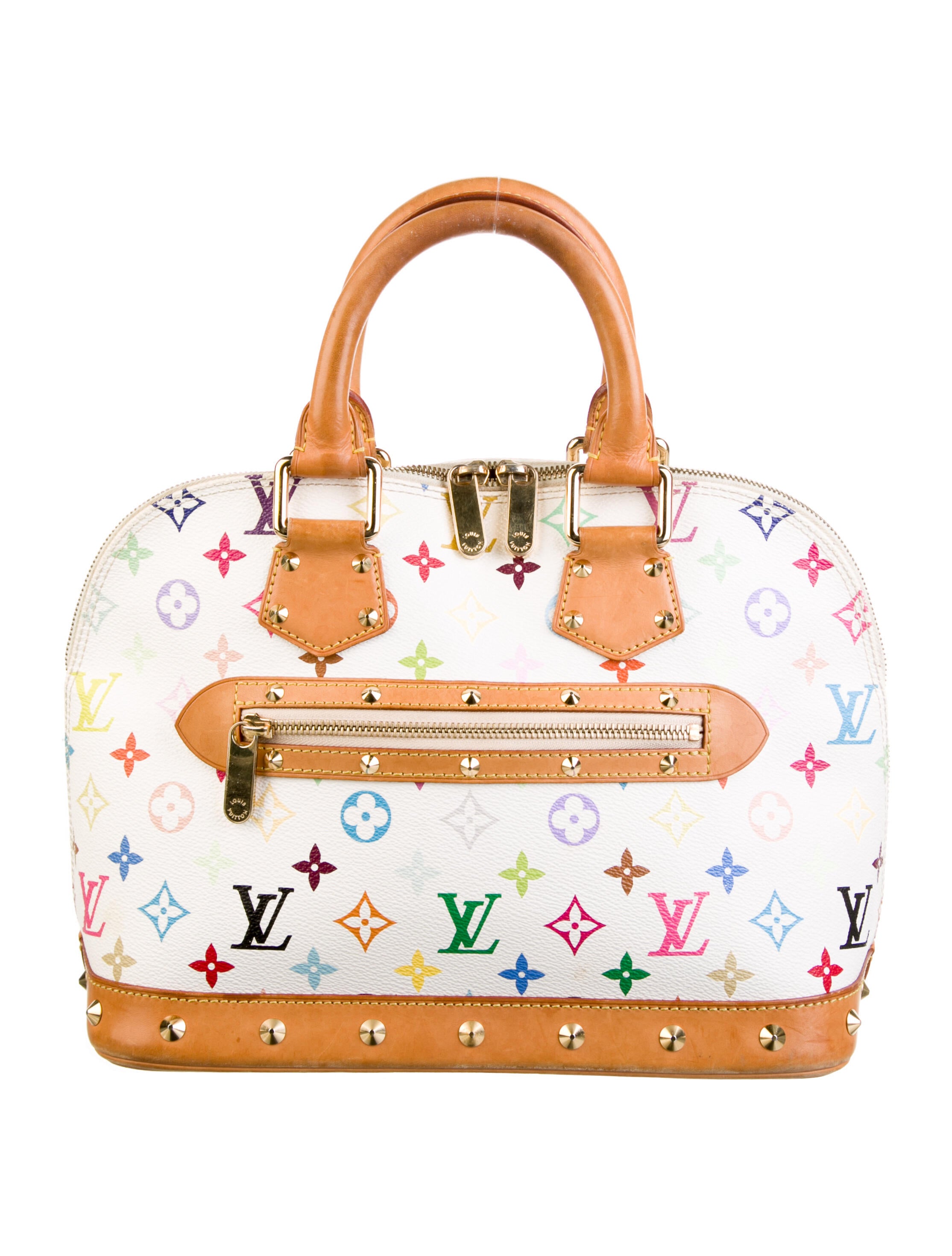 Louis Vuitton Monogram Multicolore Priscilla - White Handle Bags ...