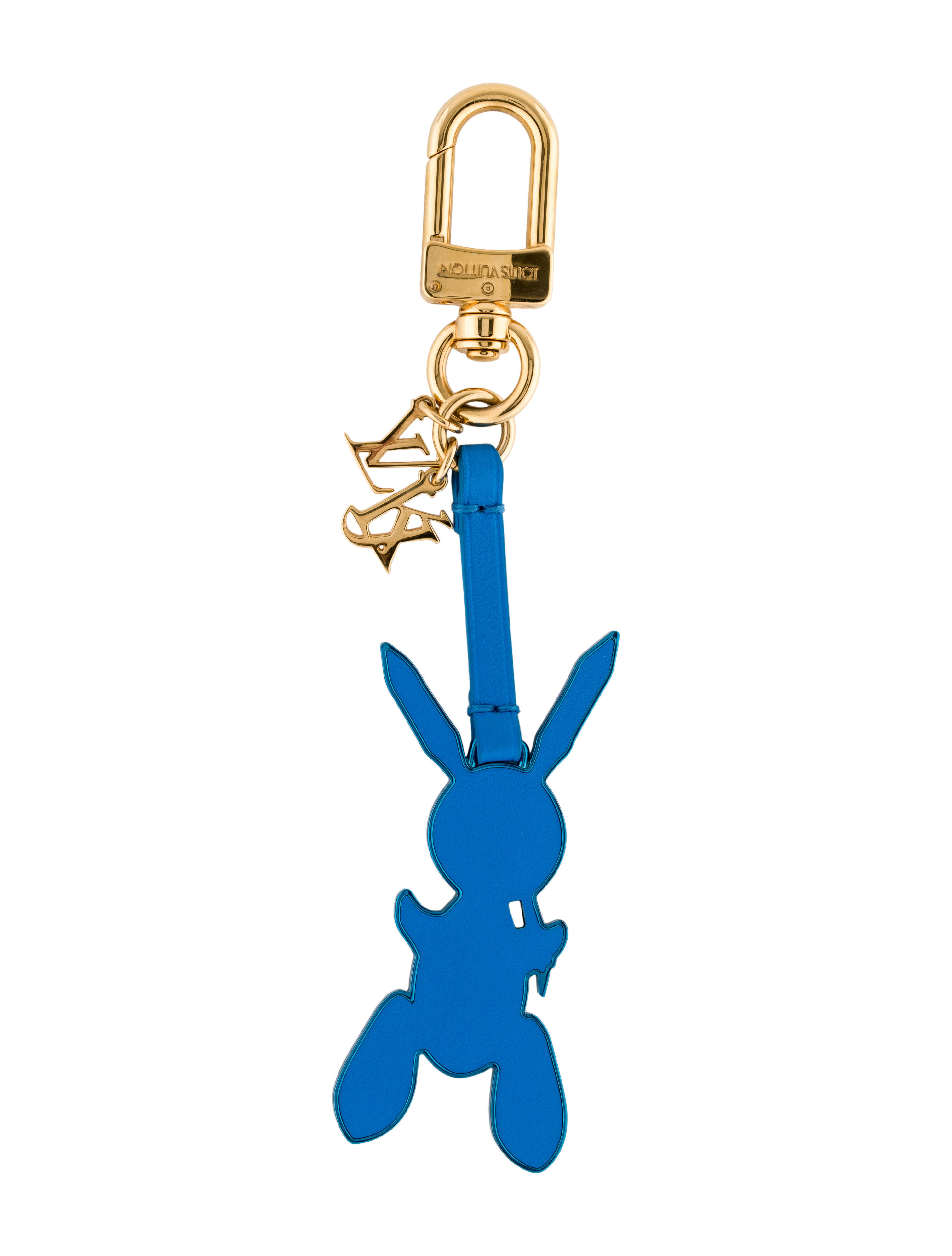 Louis Vuitton x Jeff Koons Masters Collection Rabbit Bag Charm - Blue ...
