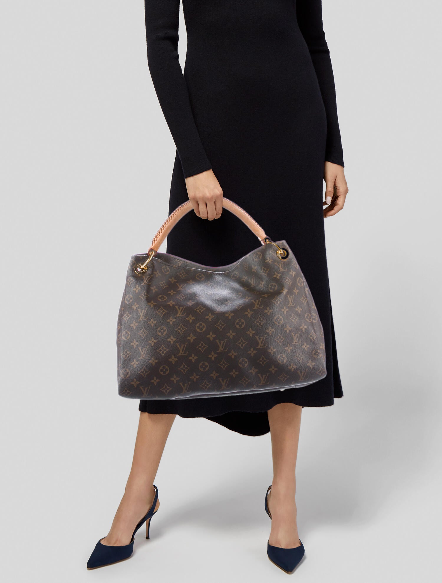 Louis Vuitton 2011 Monogram Artsy MM - Brown Hobos, Handbags ...
