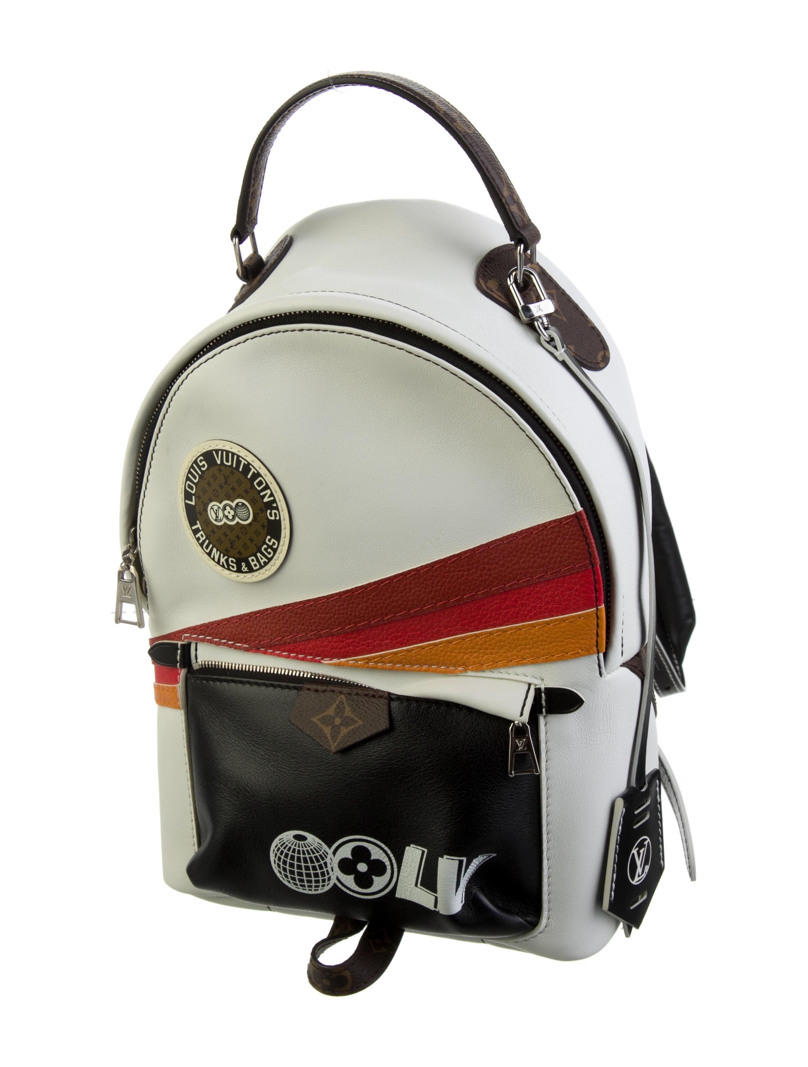 Louis Vuitton Monogram LV Airline Palm Springs Backpack PM - White ...