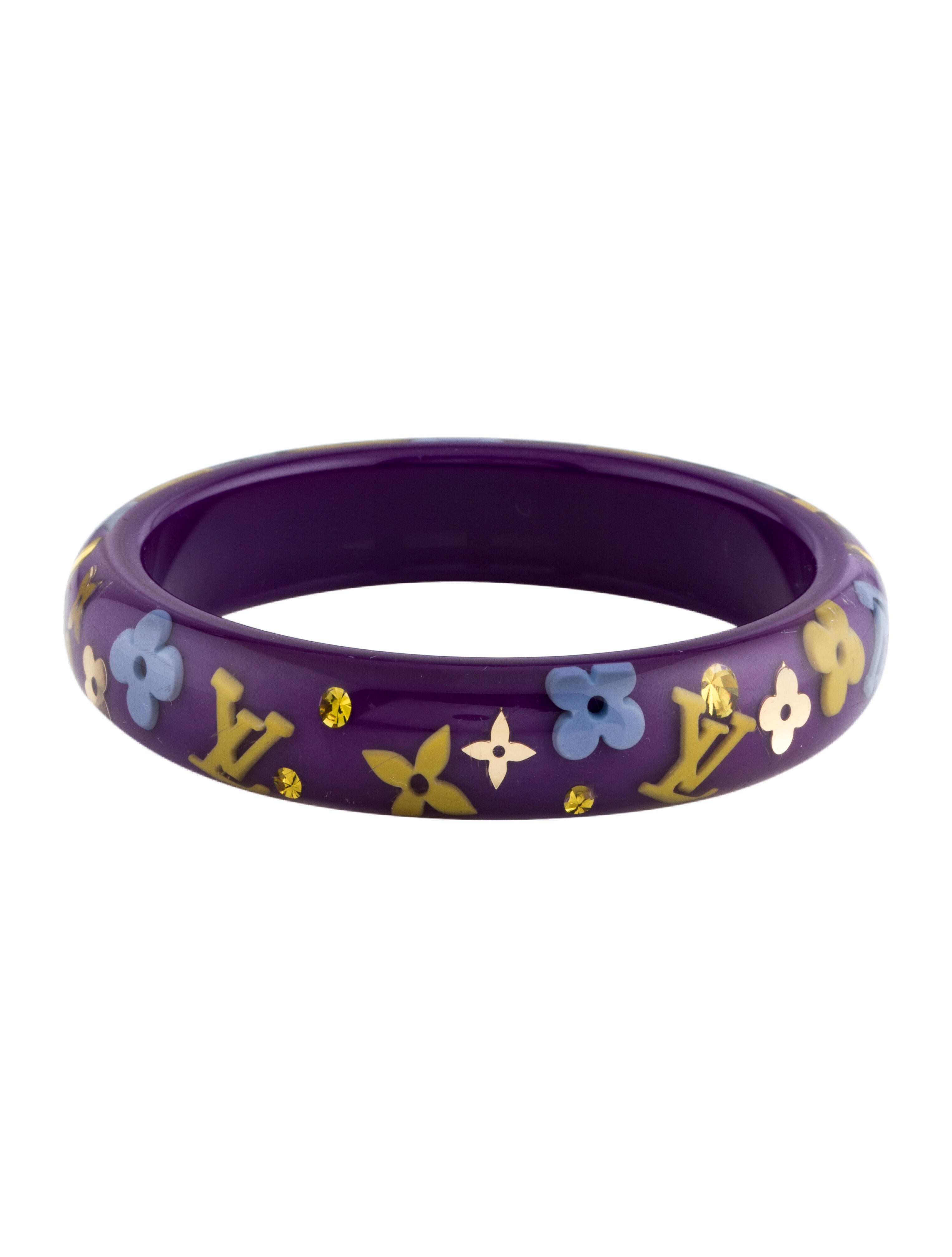 Louis Vuitton X Takashi Murakami Monogram Bracelet - Brass Bangle ...