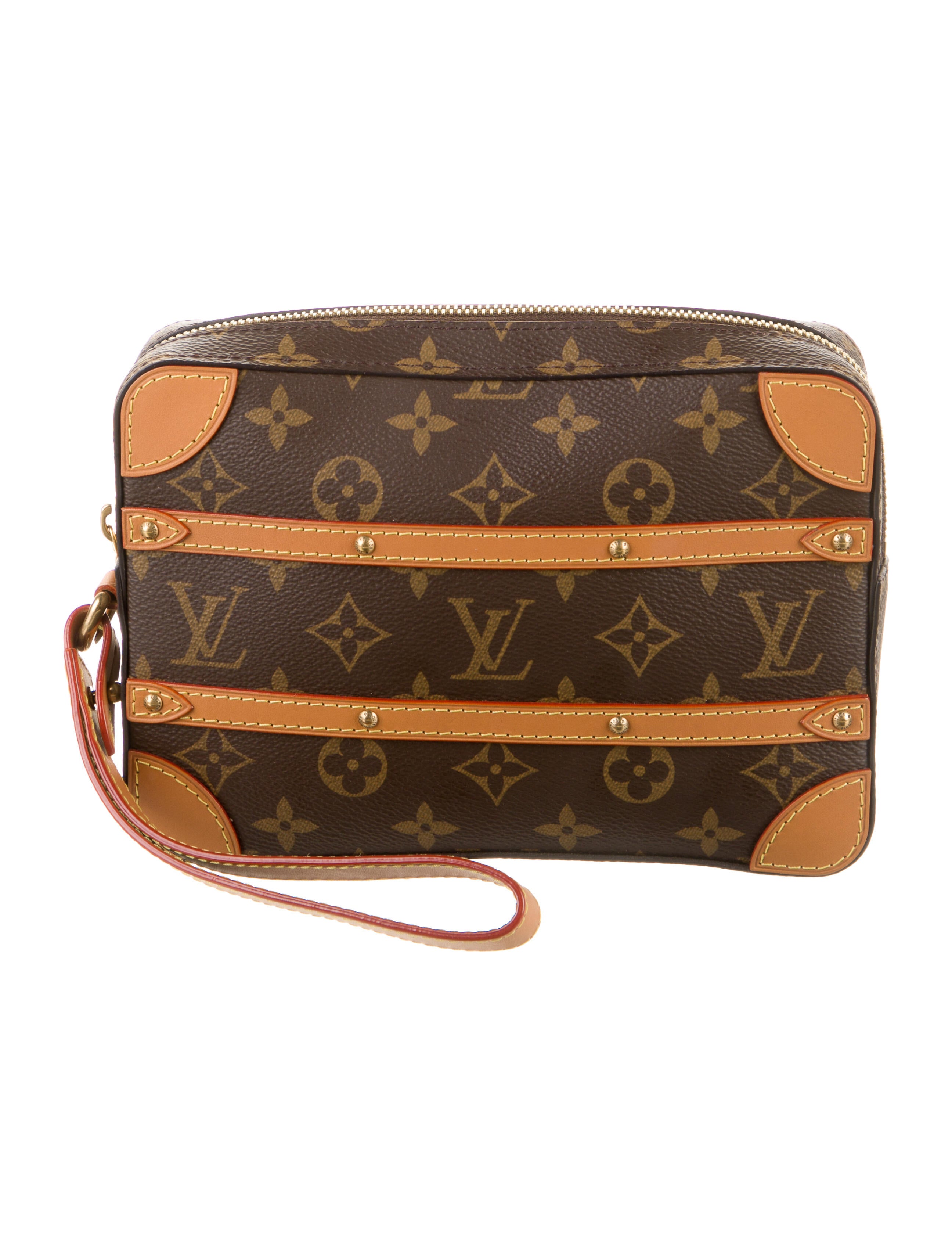 Louis Vuitton Monogram Soft Trunk Pouch - Brown Portfolios & Pouches ...