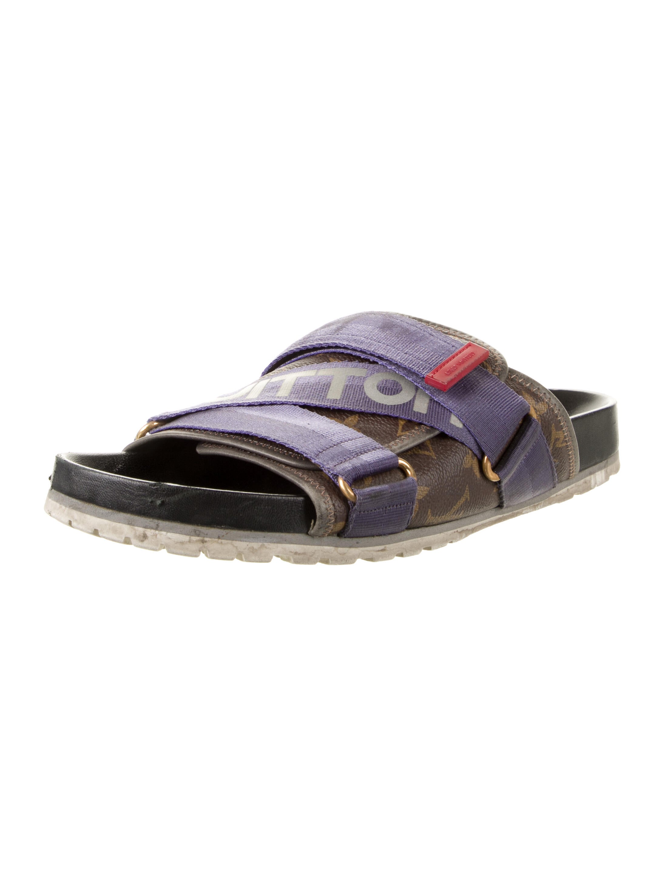 Louis Vuitton LV Monogram Slides - Brown Sandals, Shoes - LOU738193 ...