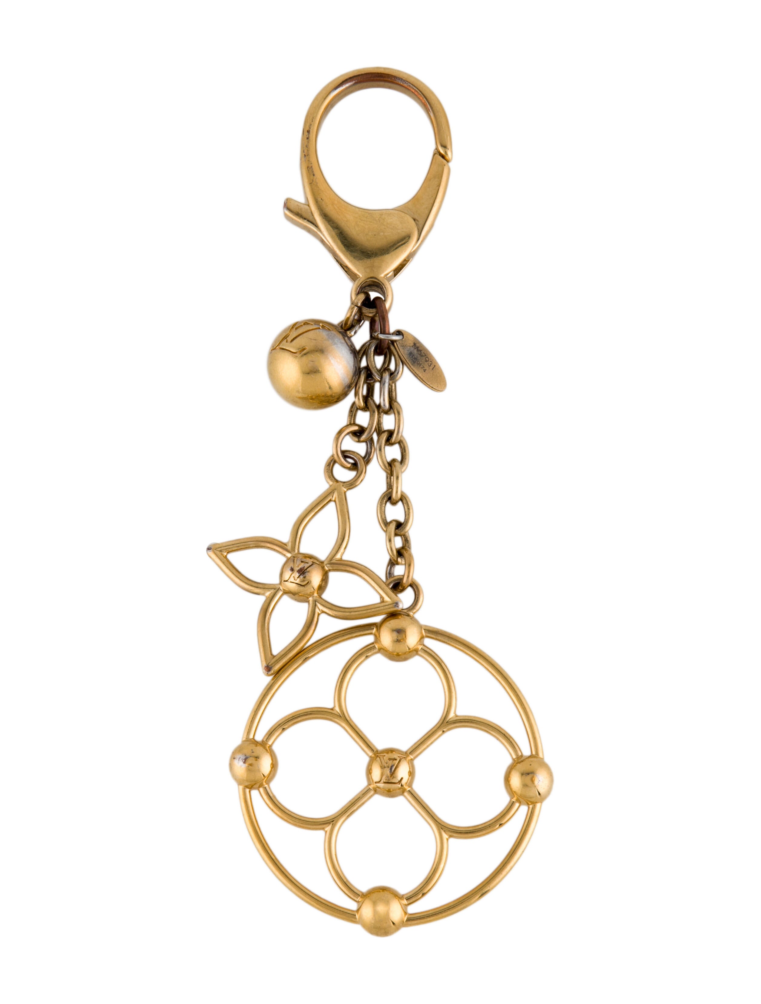 Louis Vuitton Tapage Bag Charm - Gold Keychains, Accessories ...