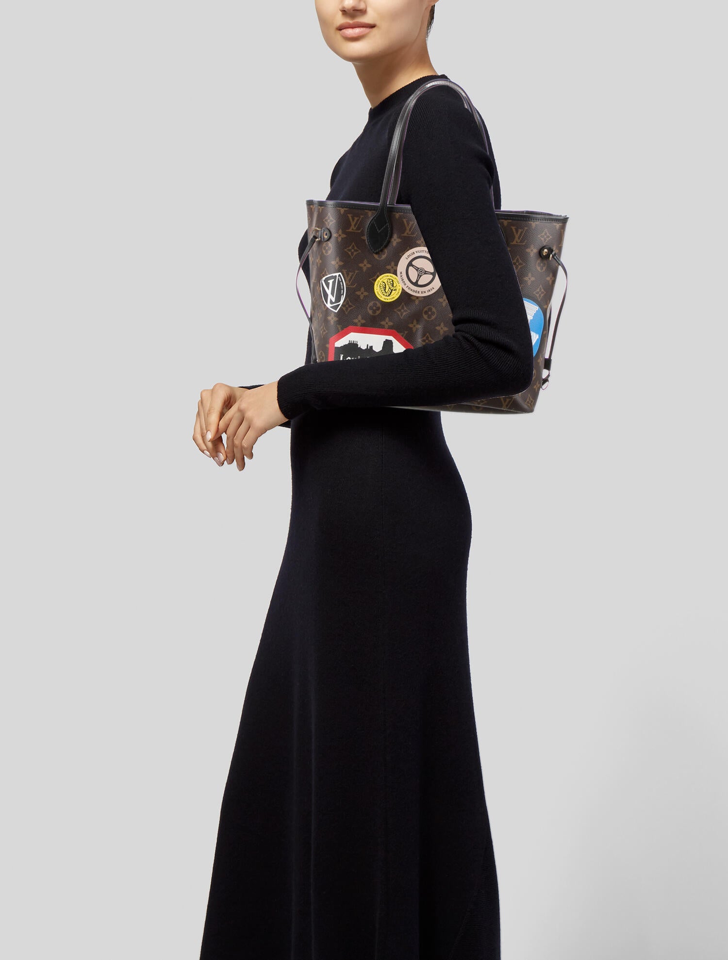 Louis Vuitton Monogram World Tour Neverfull MM - Brown Totes, Handbags ...