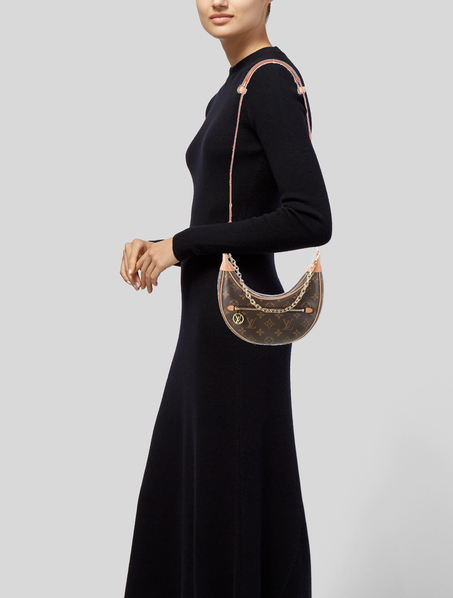 Louis Vuitton Monogram Loop PM - Brown Crossbody Bags, Handbags ...