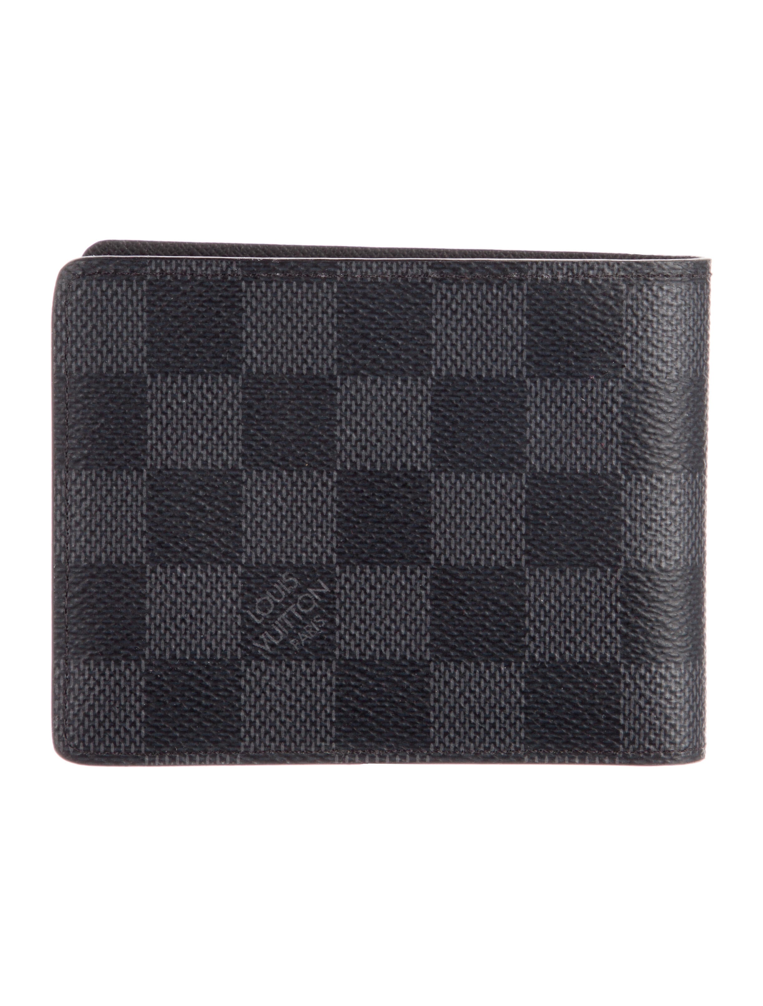 Louis Vuitton Damier Graphite Pattern Coated Canvas Bifold Wallet ...
