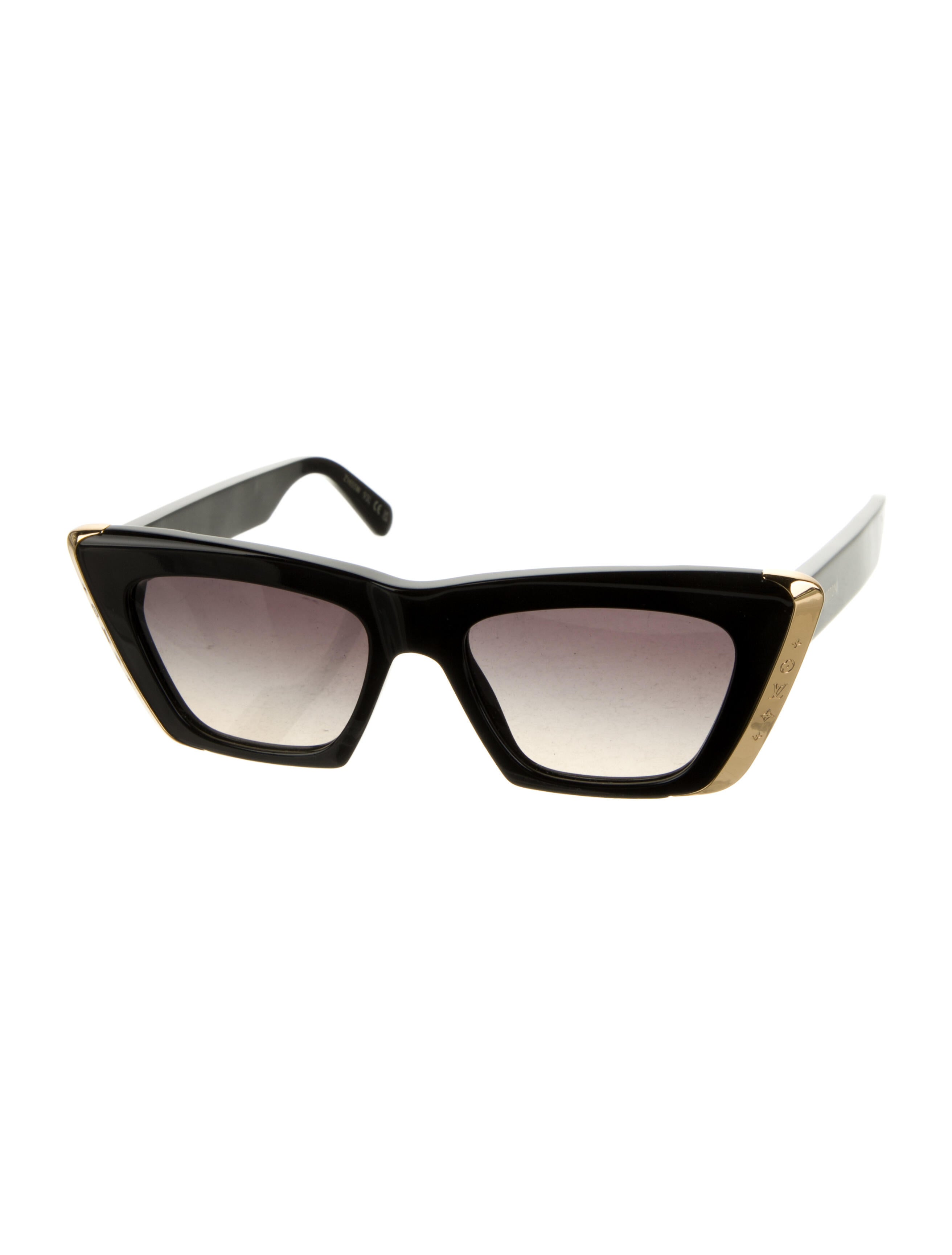 Louis Vuitton 2022 Moon Cat Eyes Sunglasses - Black Sunglasses ...