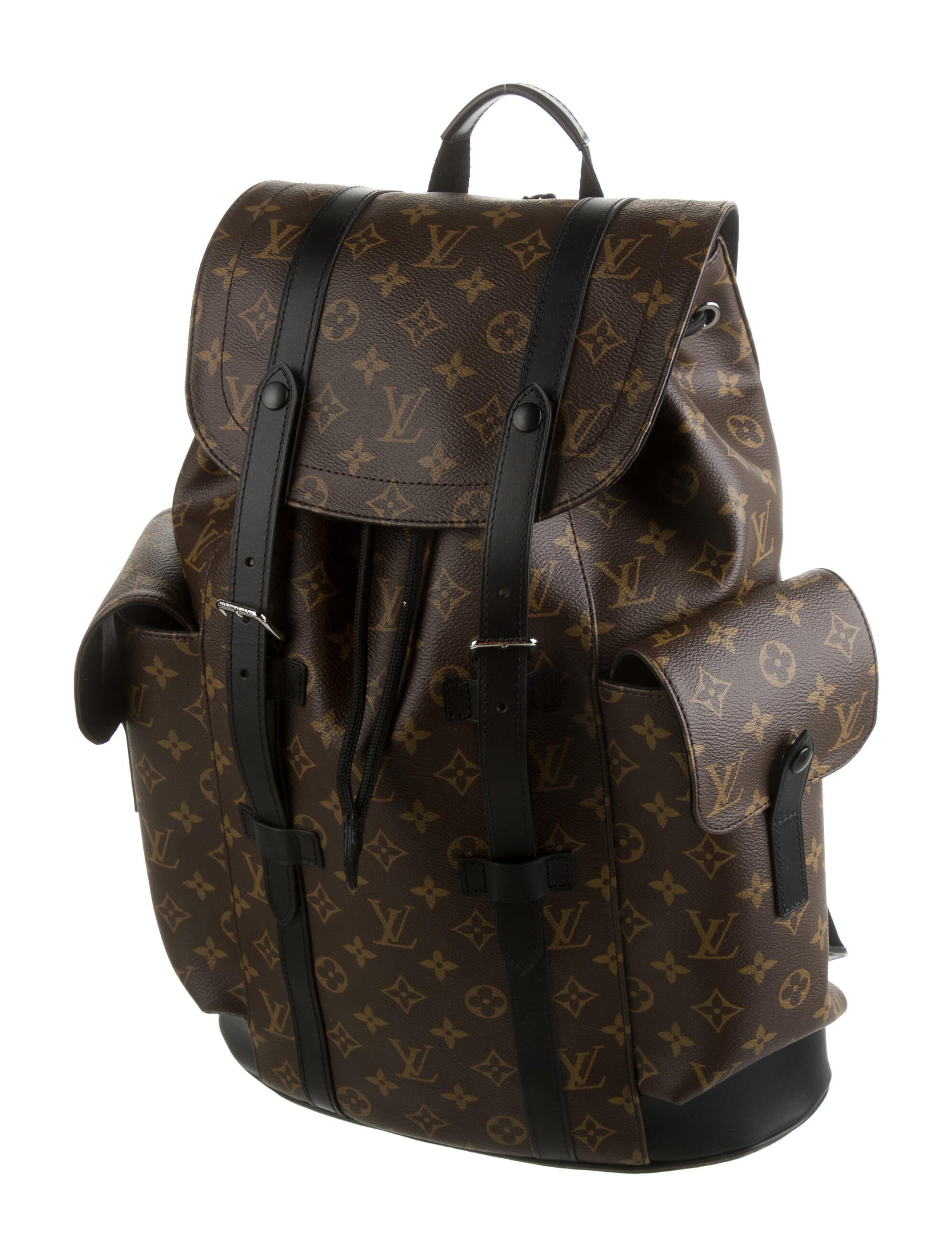 Louis Vuitton Monogram Macassar Christopher PM - Brown Backpacks, Bags ...
