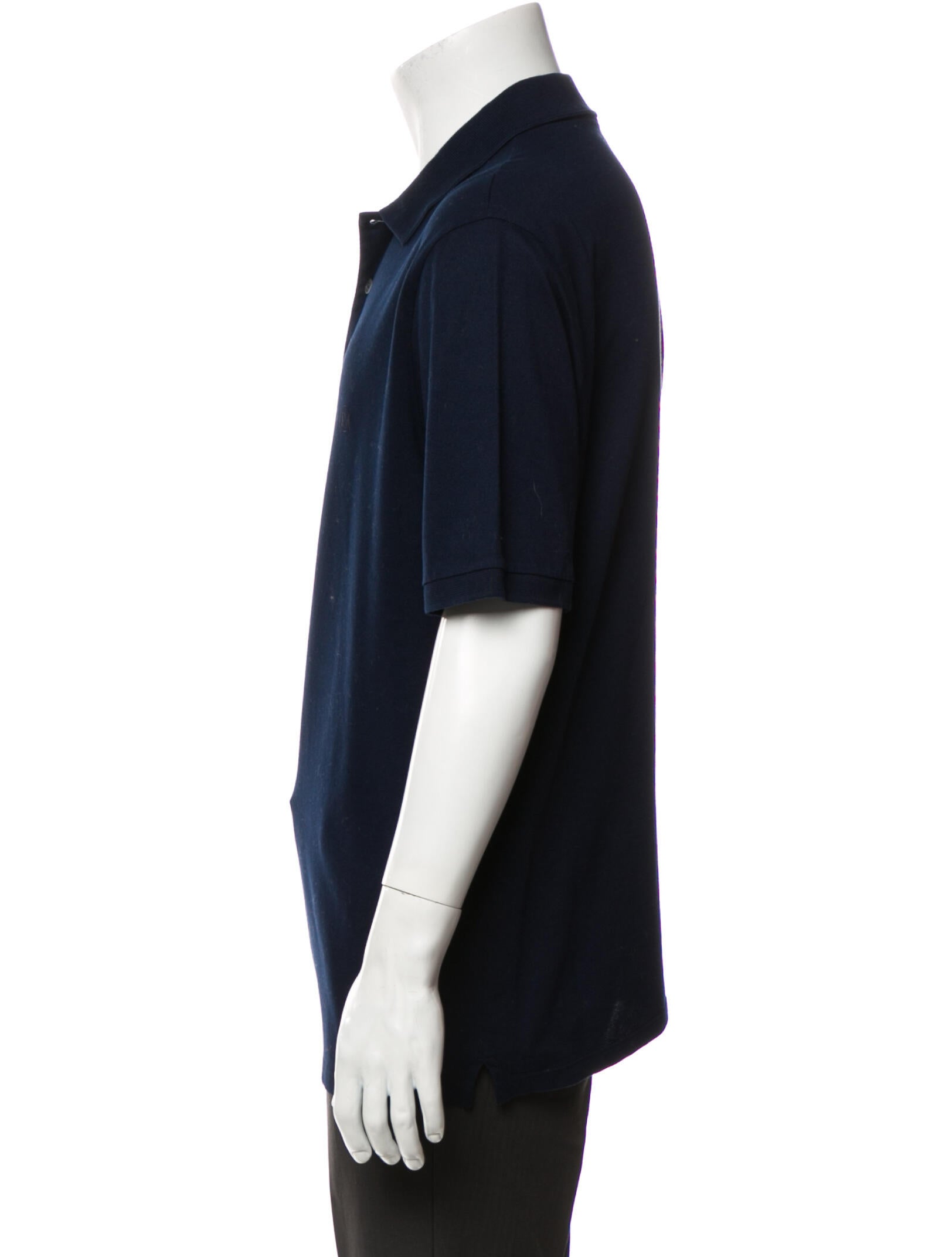 Louis Vuitton 2020 Signature Logo Polo Shirt - Blue Polos, Clothing ...