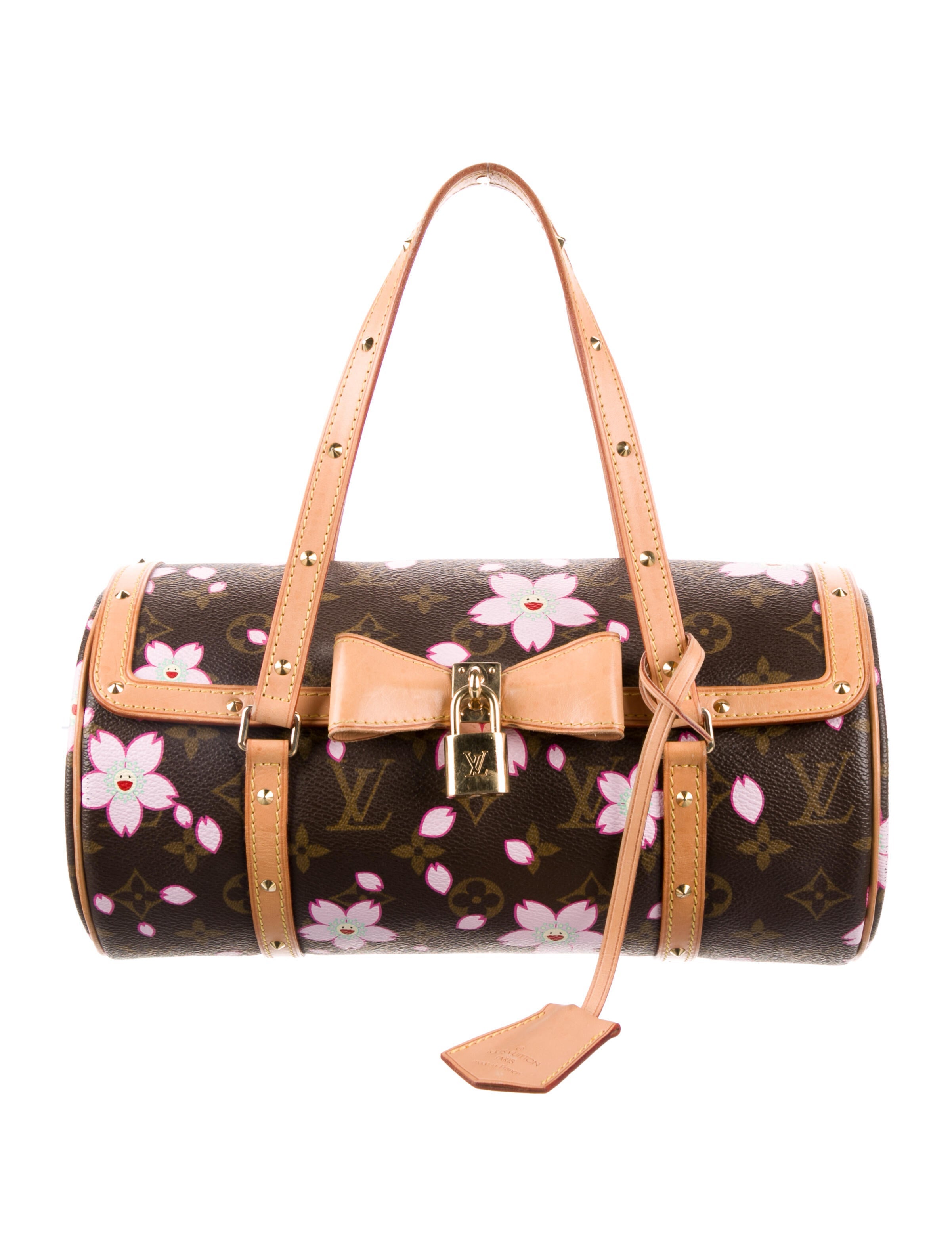 Louis Vuitton Vintage Cherry Blossom Papillon - Brown Handle Bags ...