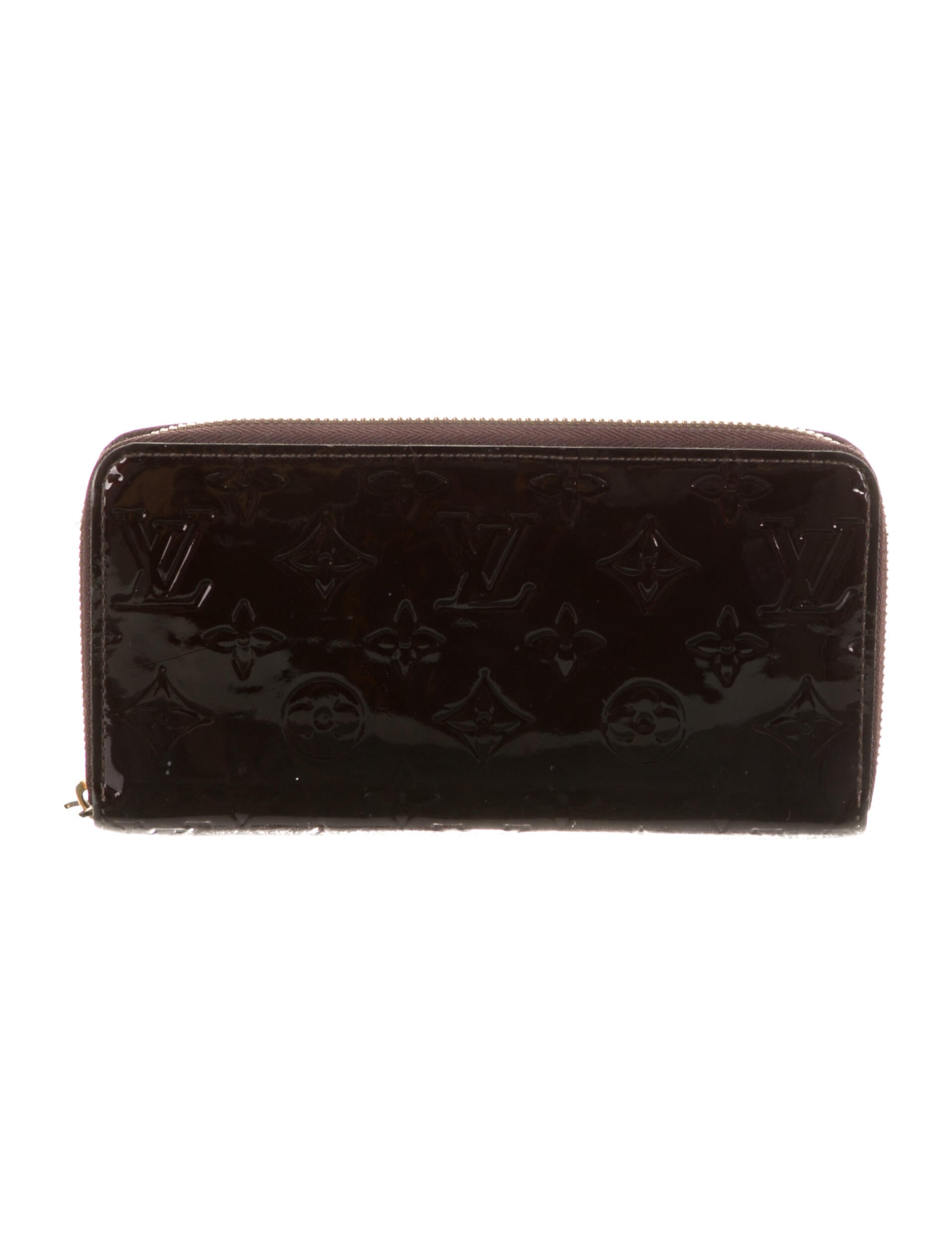 Louis Vuitton LV Monogram Vernis Patent Leather Continental Wallet ...