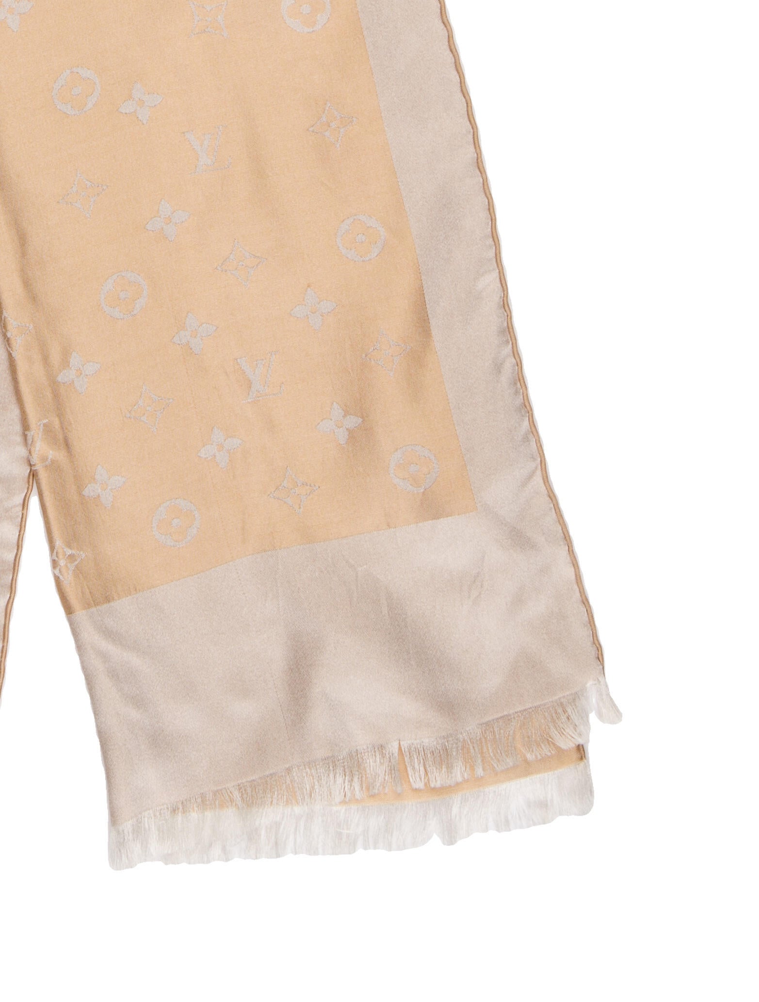 Louis Vuitton Monaco Monogram Pattern Scarf - Scarves and Shawls ...