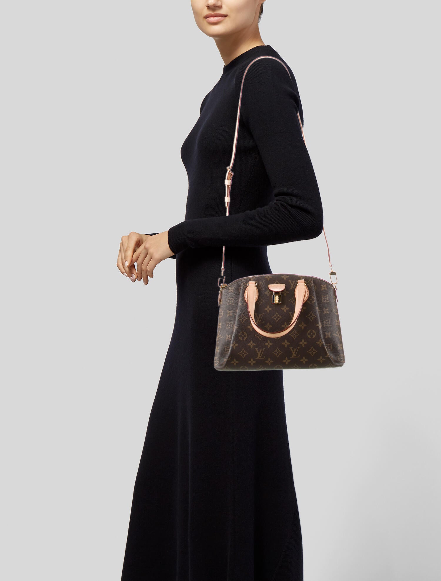 Louis Vuitton Monogram Rivoli PM - Brown Handle Bags, Handbags ...