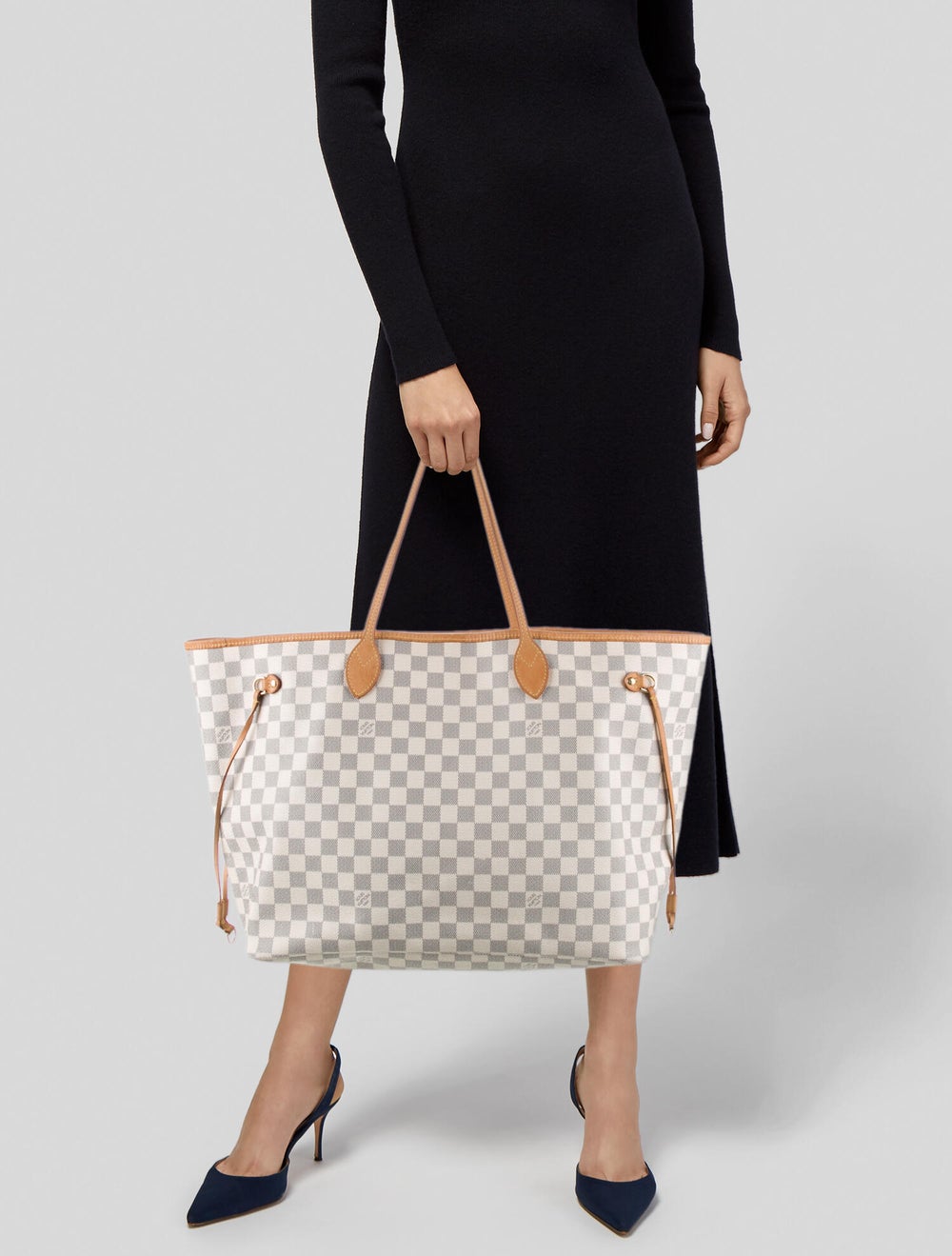 Louis Vuitton Damier Azure Neverfull GM - Neutrals Totes, Handbags ...