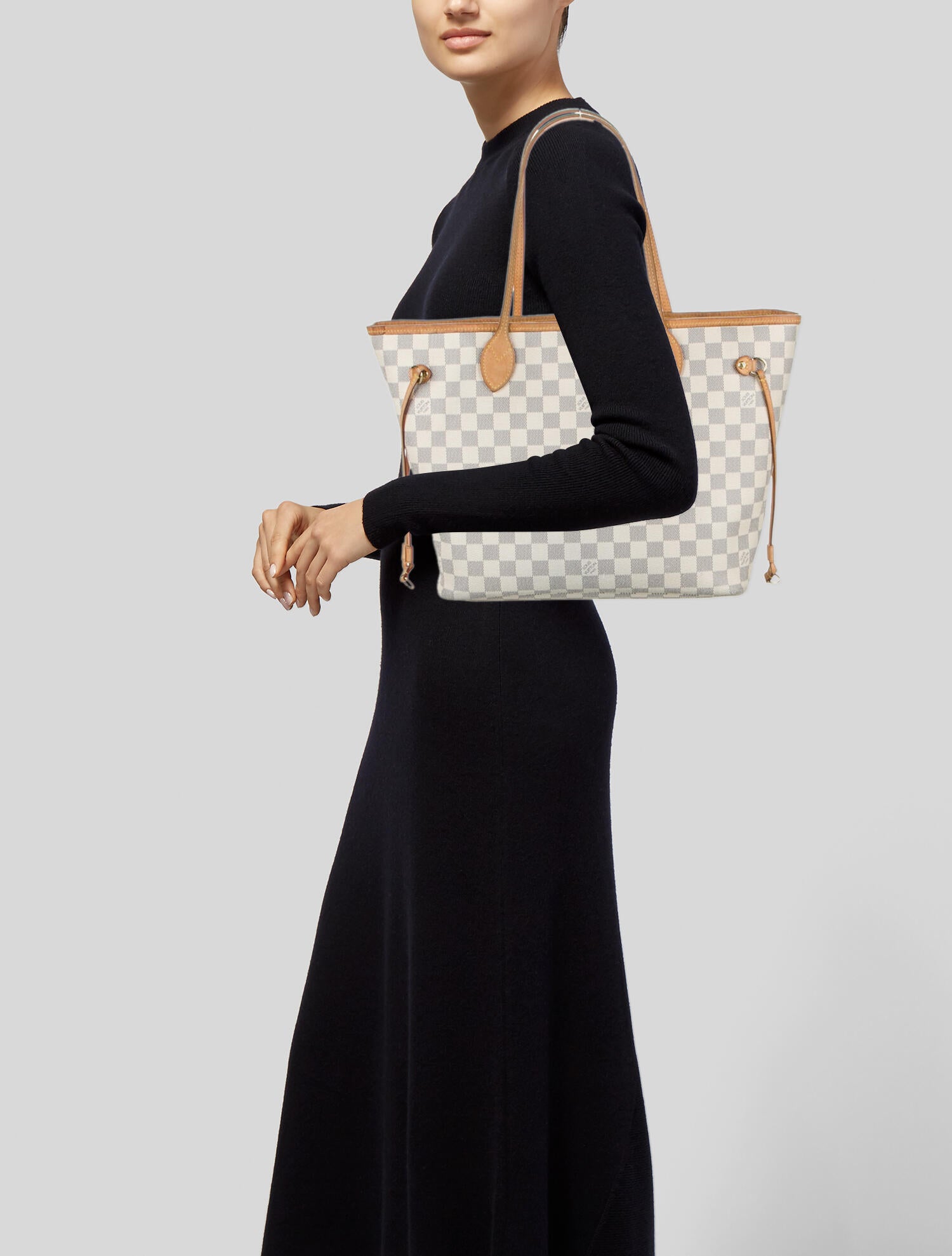 Louis Vuitton Damier Azur Neverfull MM - Neutrals Totes, Handbags ...