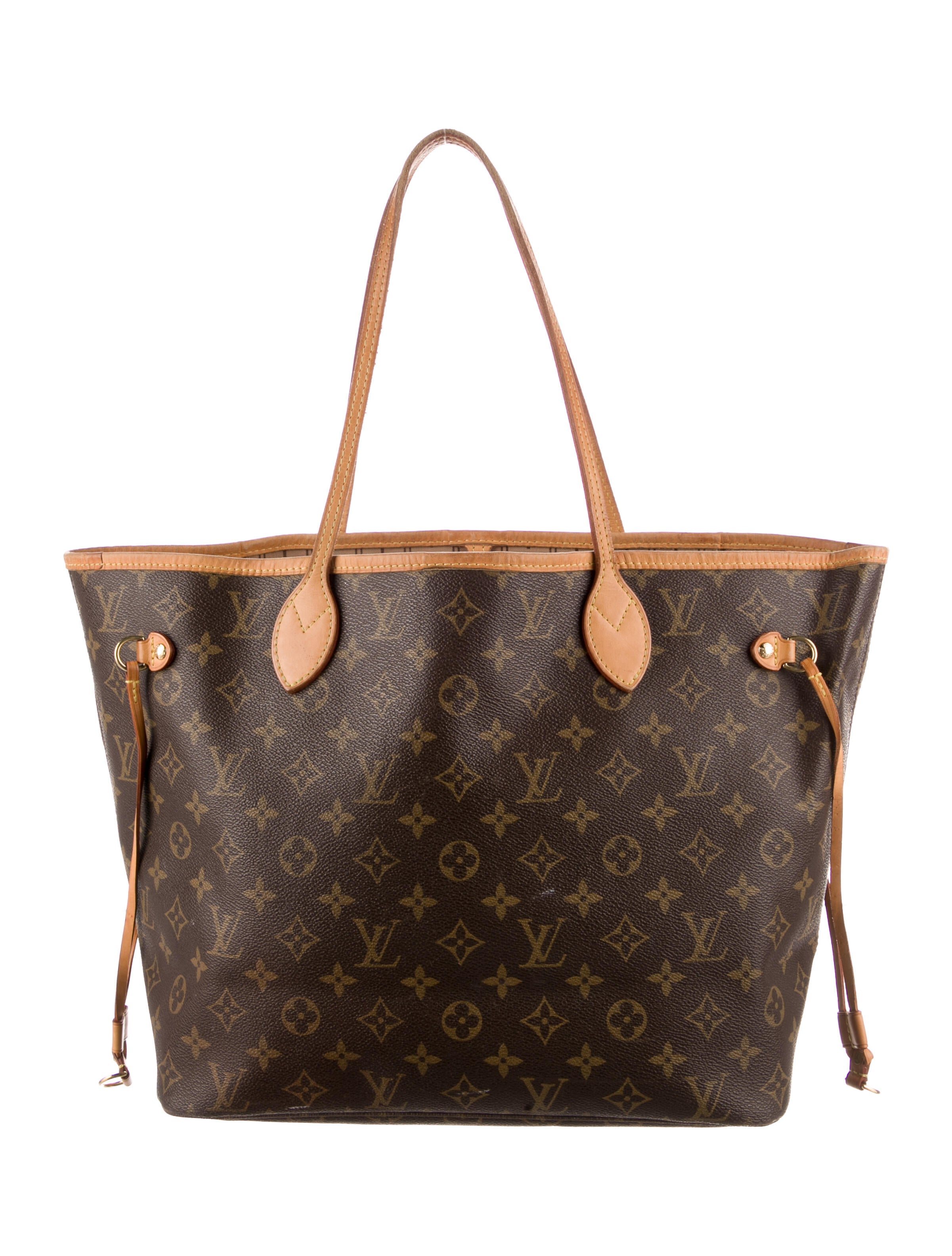 Louis Vuitton Monogram Neverfull MM - Brown Totes, Handbags - LOU768246 ...