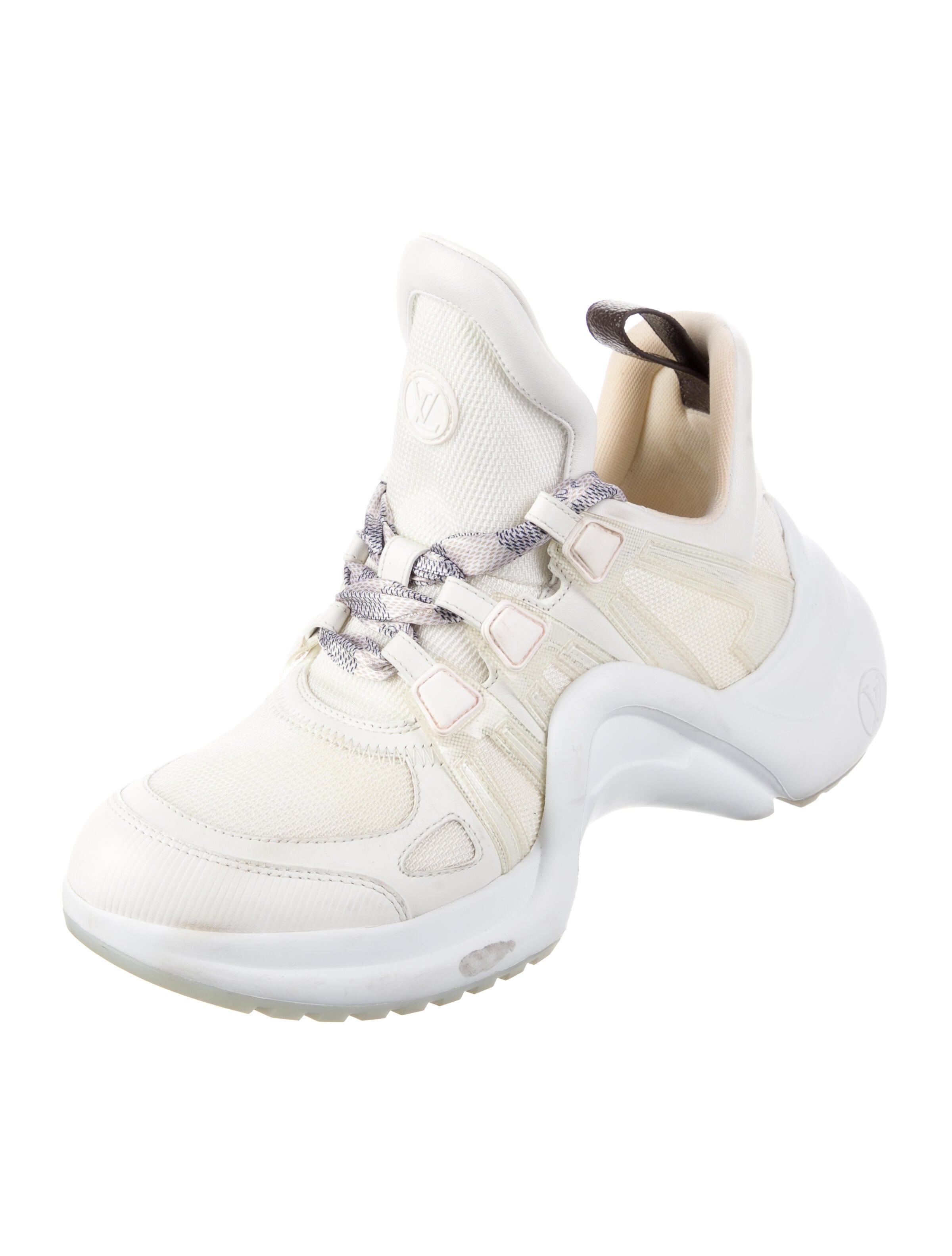 Louis Vuitton LV Monogram Chunky Sneakers - White Sneakers, Shoes ...