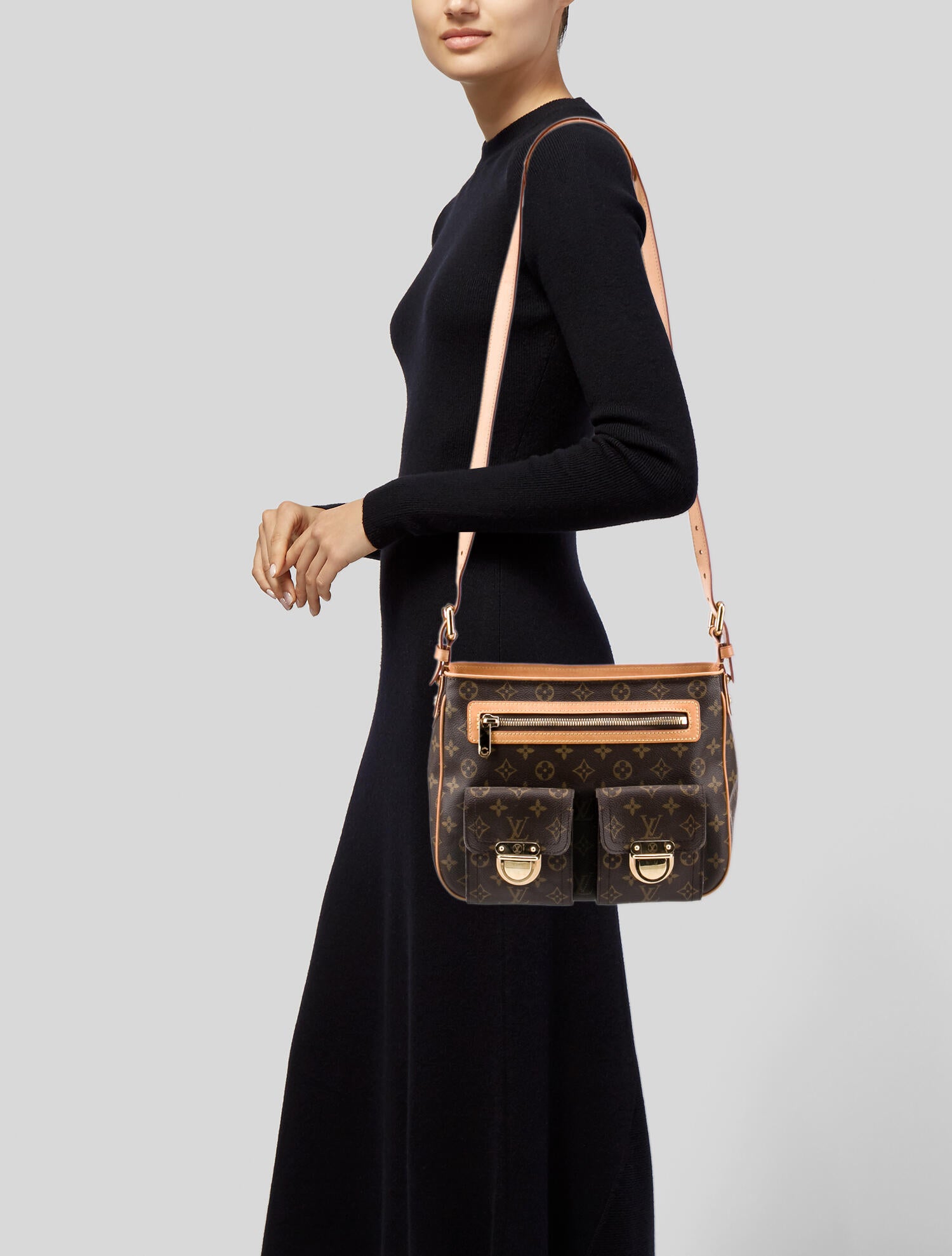 Louis Vuitton Monogram Hudson GM - Brown Crossbody Bags, Handbags - LOU790793 | The RealReal