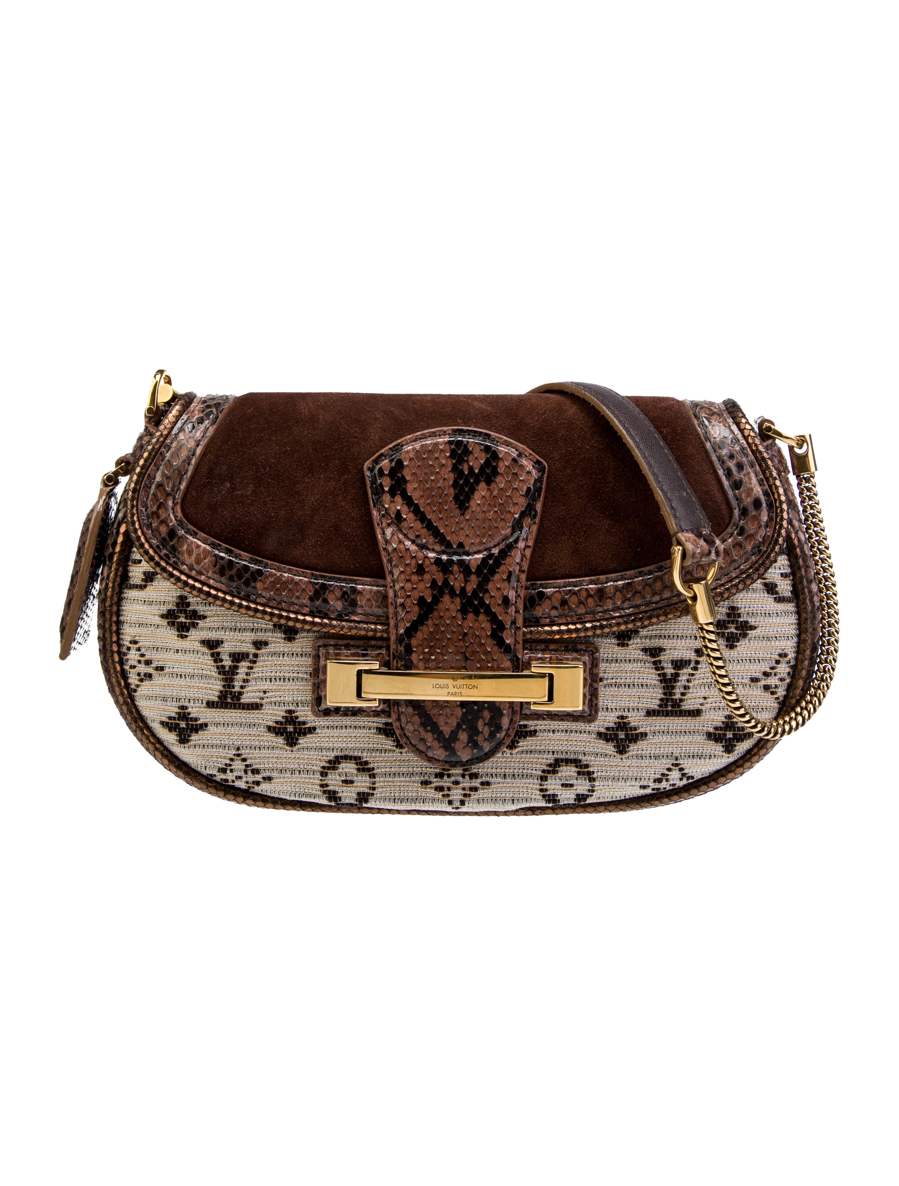 Louis Vuitton Python Monogram Empire Levant - Brown Shoulder Bags ...