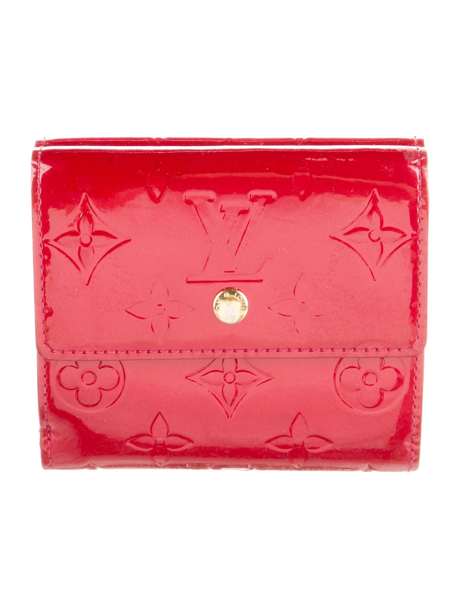 Louis Vuitton 2007 Monogram Vernis Koala Wallet - Red Wallets ...